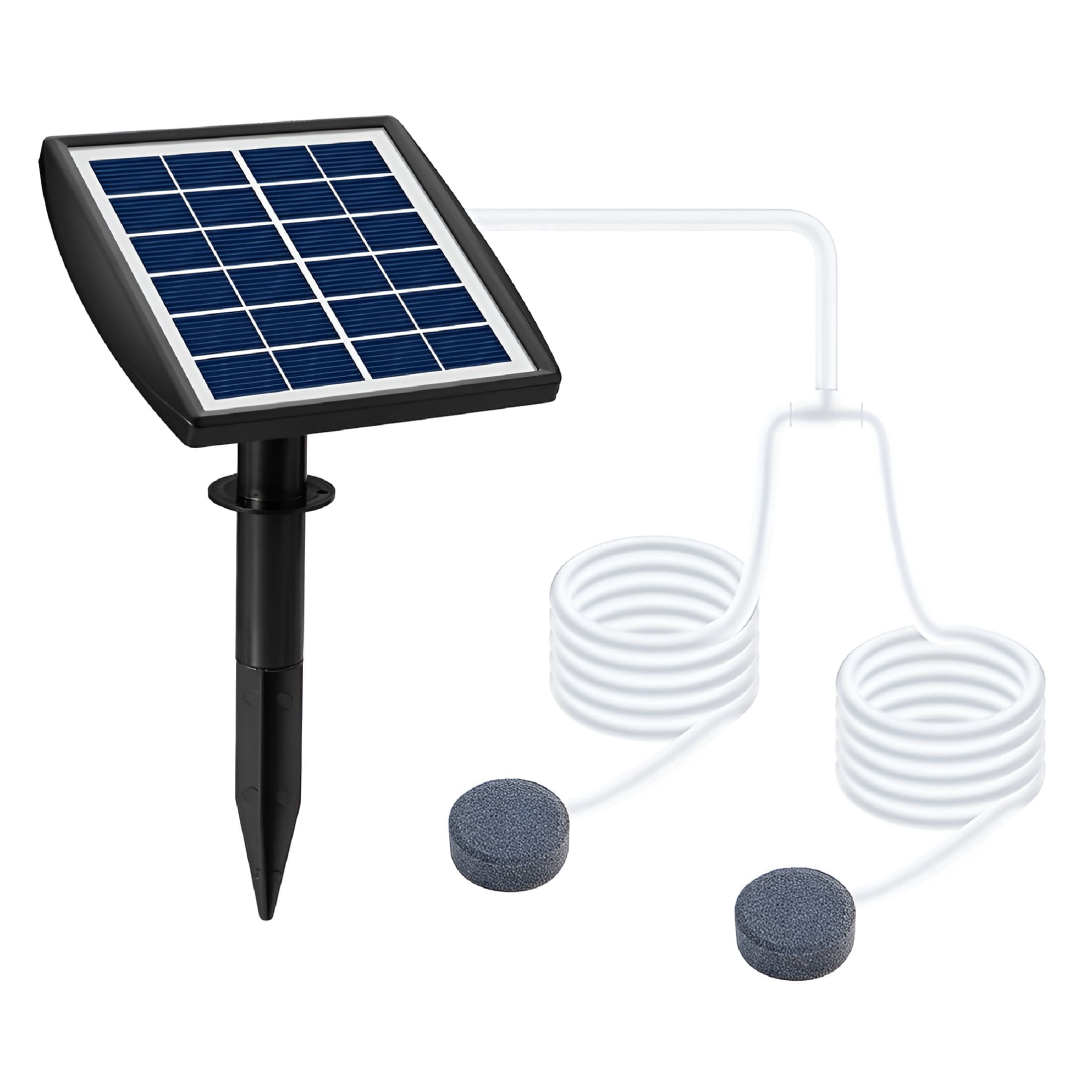 HIBIBUD 2026 New 6V 2W Solar Aerator Oxygen Pump Solar Powered ...