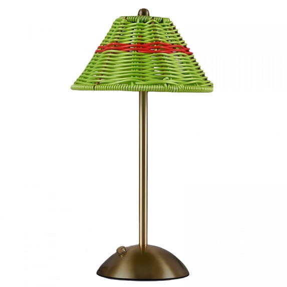 HIBIBUD 2026 New Boho Rattan Table Lamp,Cordless Wicker Lamp ...