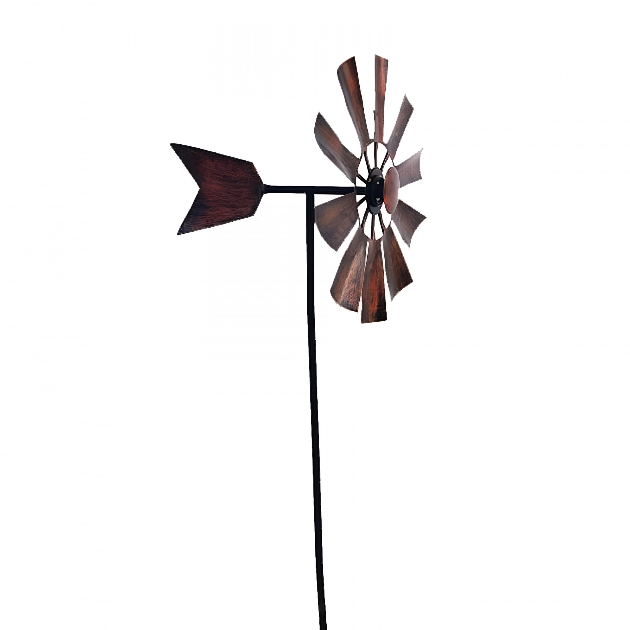 HIBIBUD 2026 New Rotating Windmill Metal Wind Spinner Landscape ...