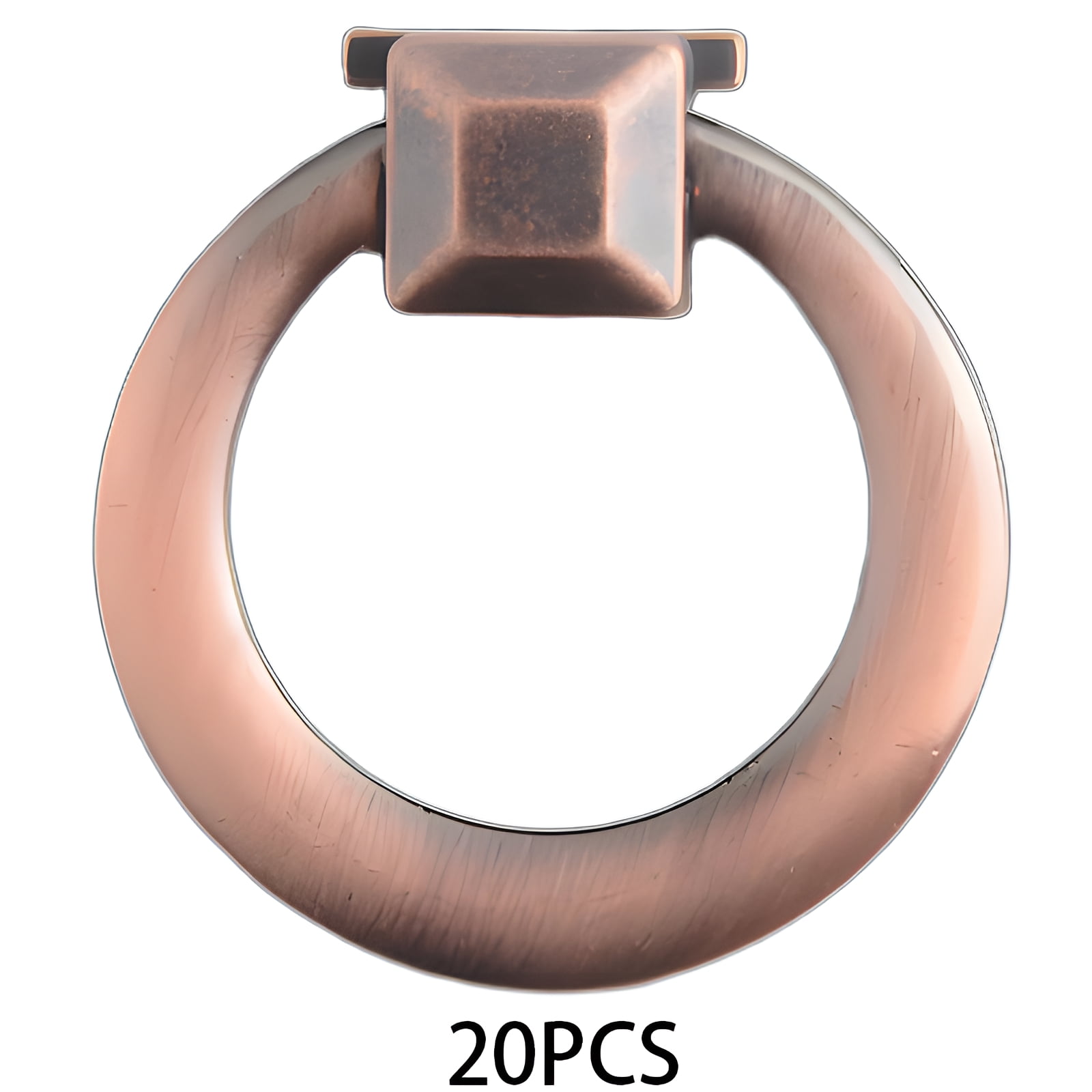 HIBIBUD 20Pcs Cabinet Handles,Scratch-Resistant Ring Pull Handles,Fast ...