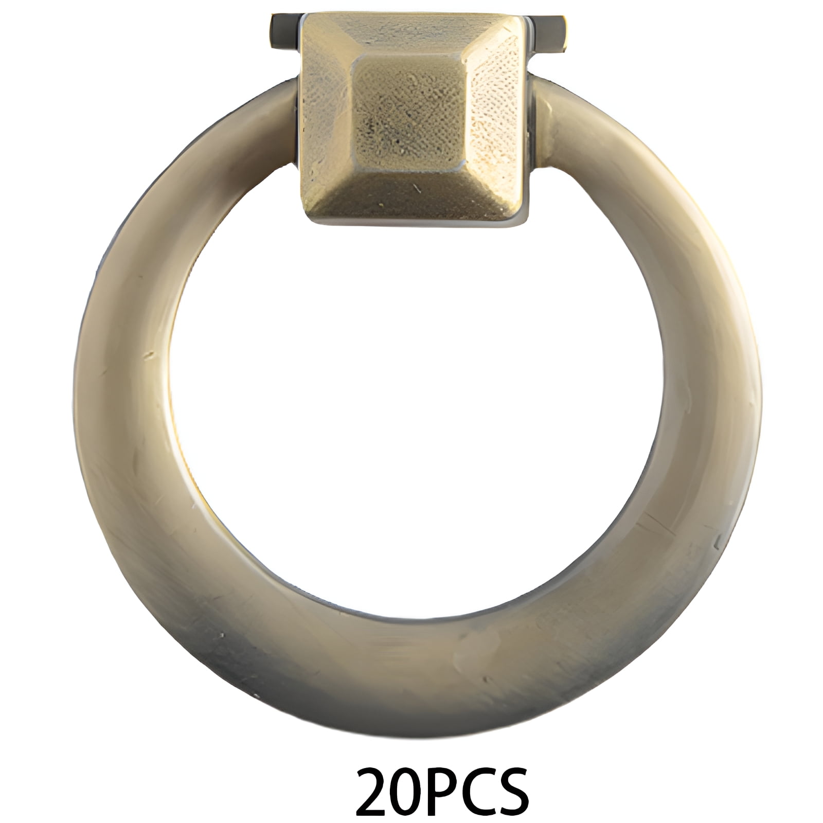 HIBIBUD 20Pcs Cabinet Handles,Smooth Edges Ring Pull Handles,Hand ...