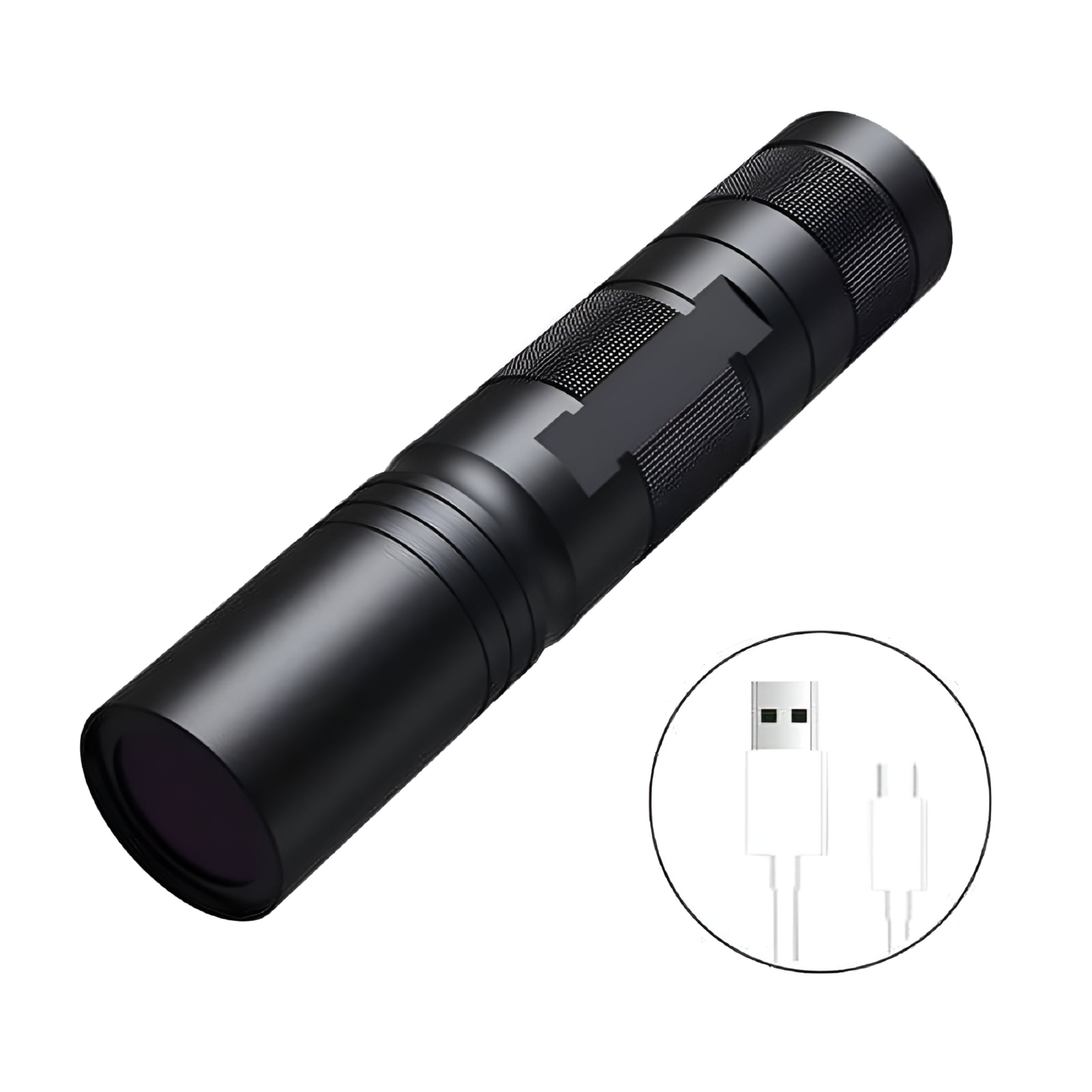 HIBIBUD 20W Portable 365nm UV Flashlight USB Rechargeable Resin Curing ...