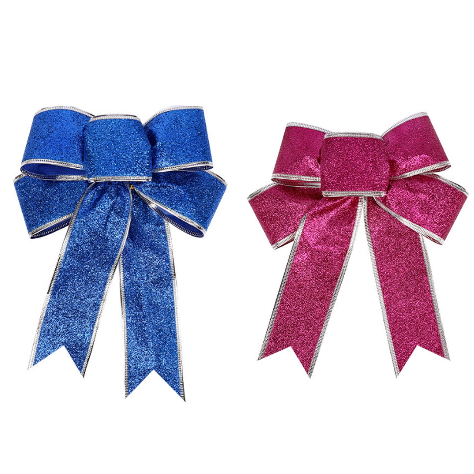 HIBIBUD 2Pcs Christmas Tree Topper,Charming Angel Wings Tree Topper ...