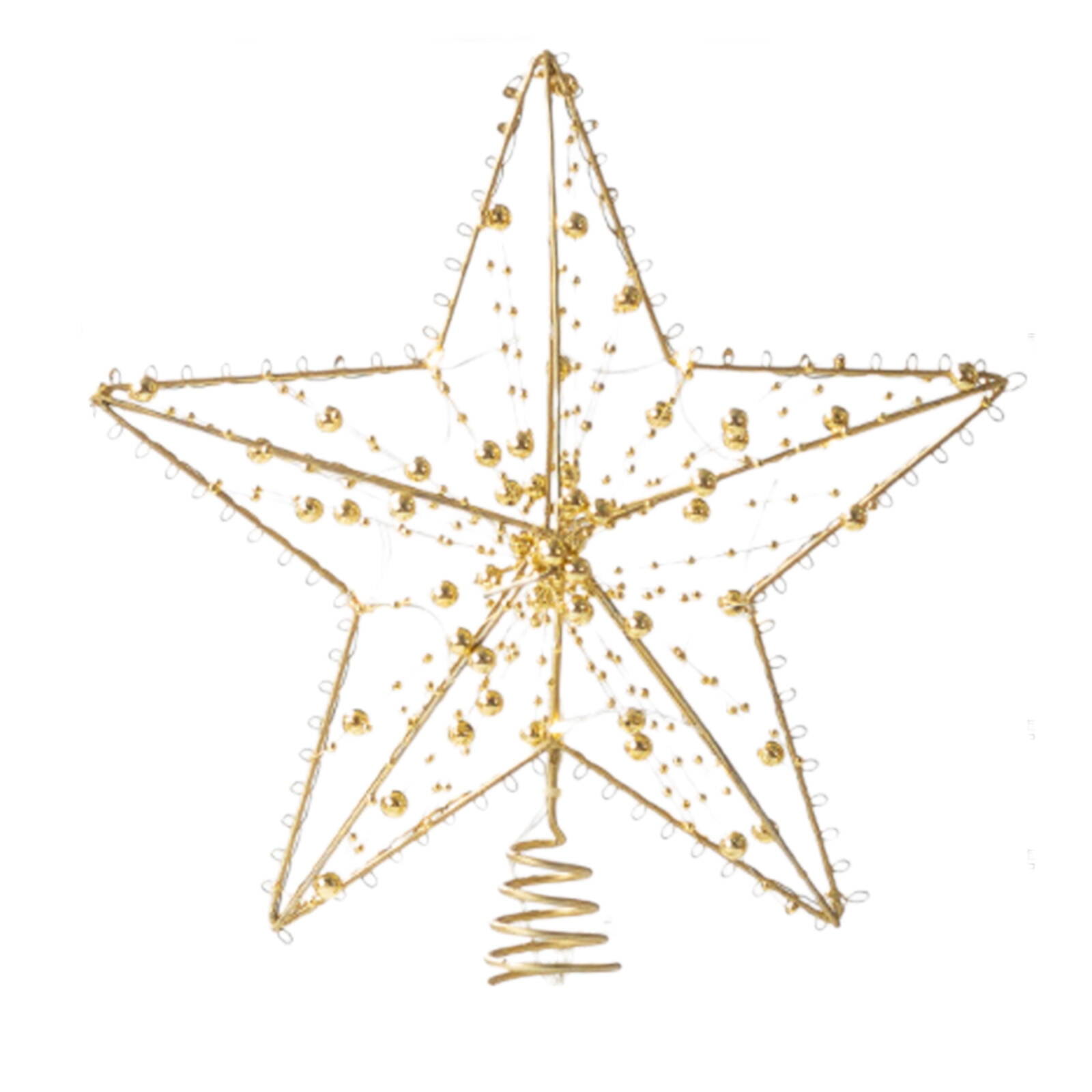 HIBIBUD 2Pcs Christmas Tree Topper,Enchanting Radiant Glow Star ...