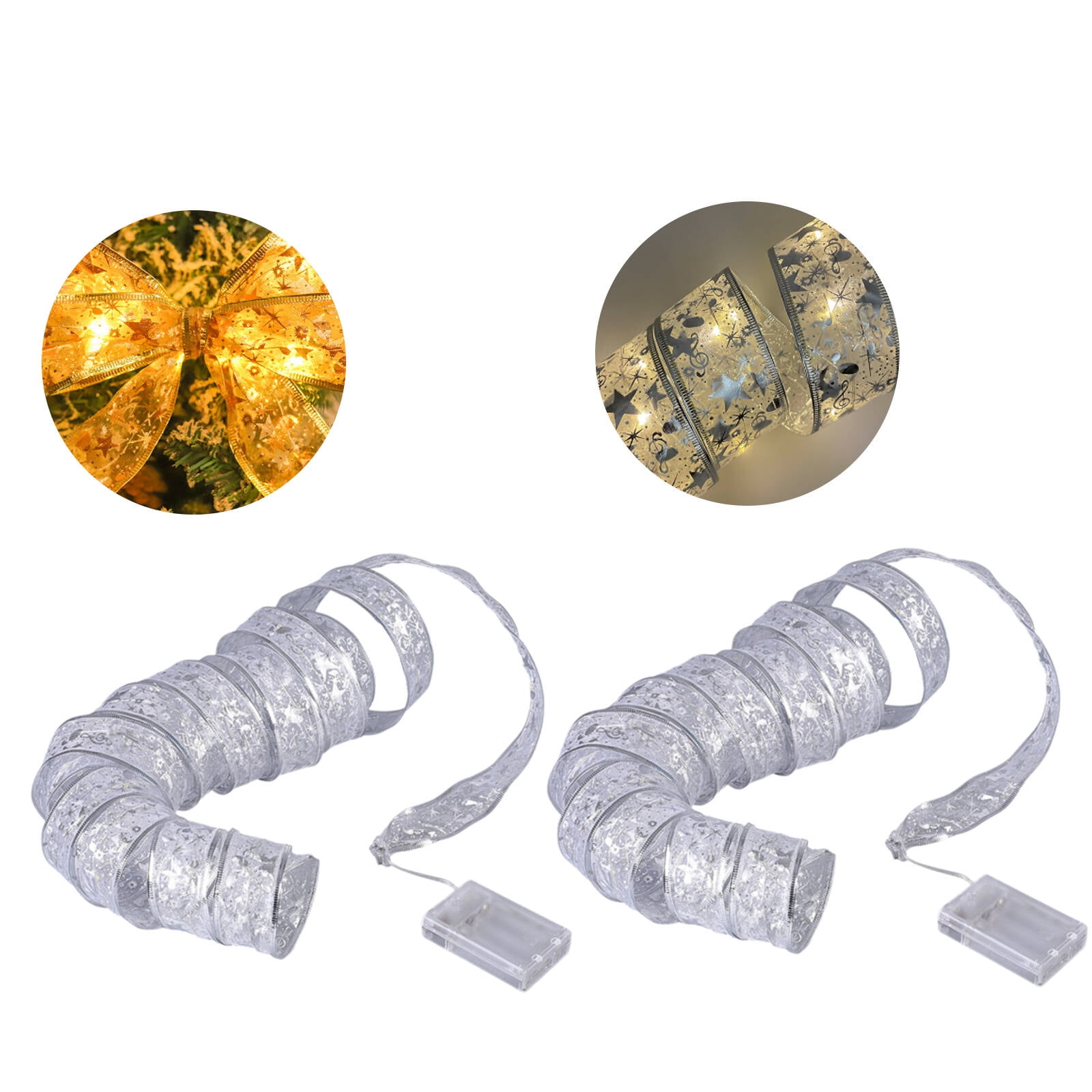 HIBIBUD 2Pcs Christmas Tree Topper,Lighting Effects Led Christmastree ...