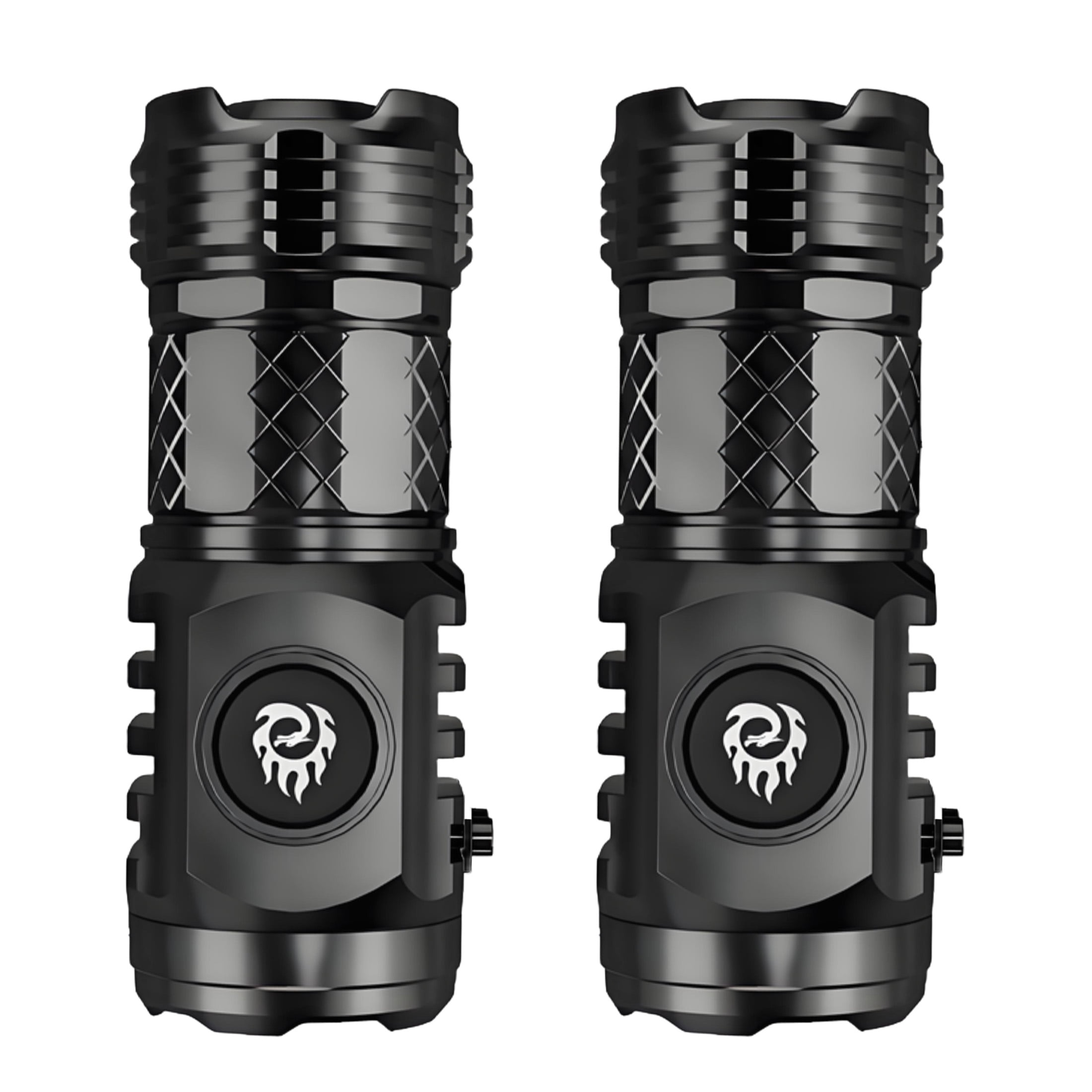 HIBIBUD 2Pcs Flashlights High Lumens,Frog-Eye Lens Flashlights for Home ...