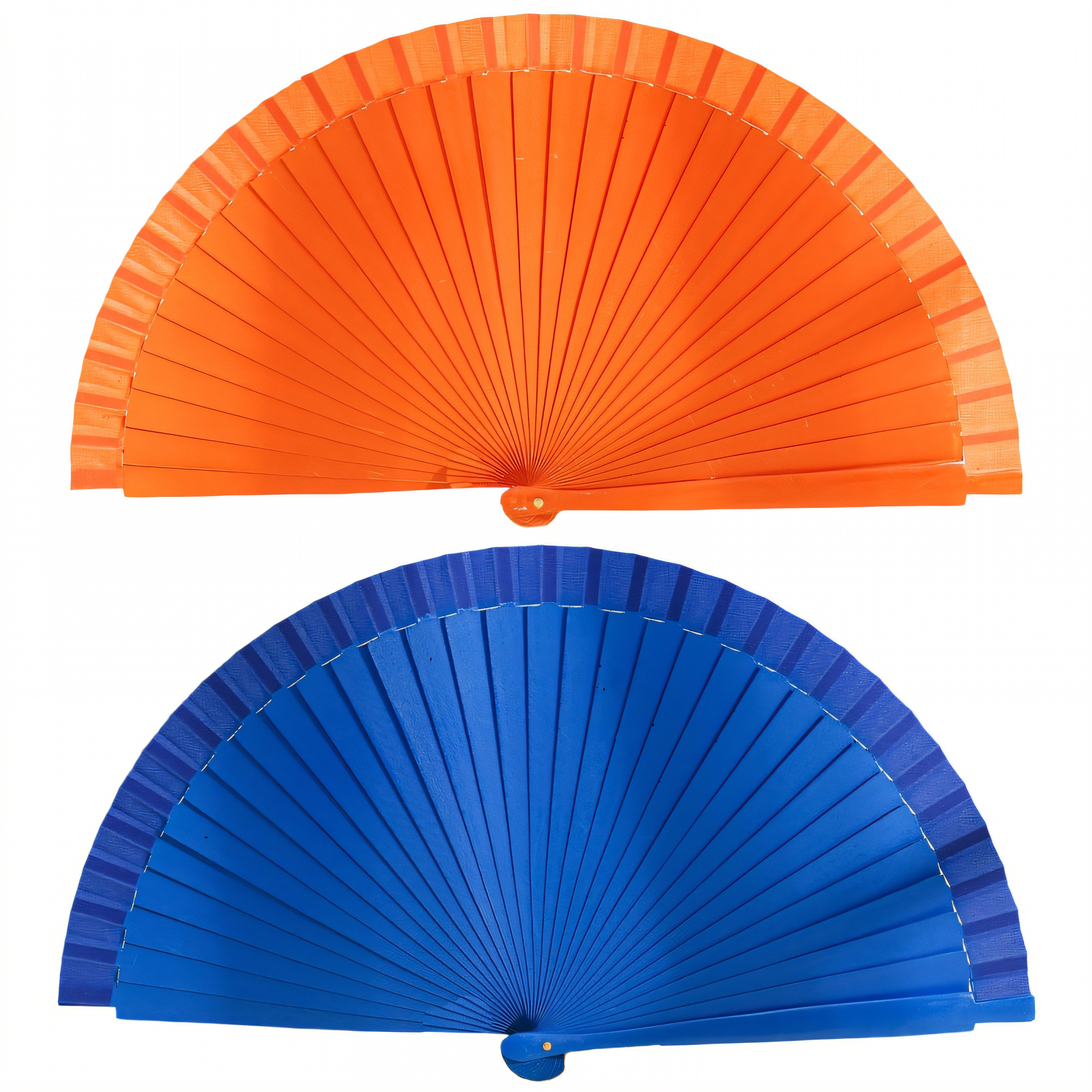 HIBIBUD 2Pcs Folding Fan Soft & Rich Texture Fan Surface Hand Fans for ...