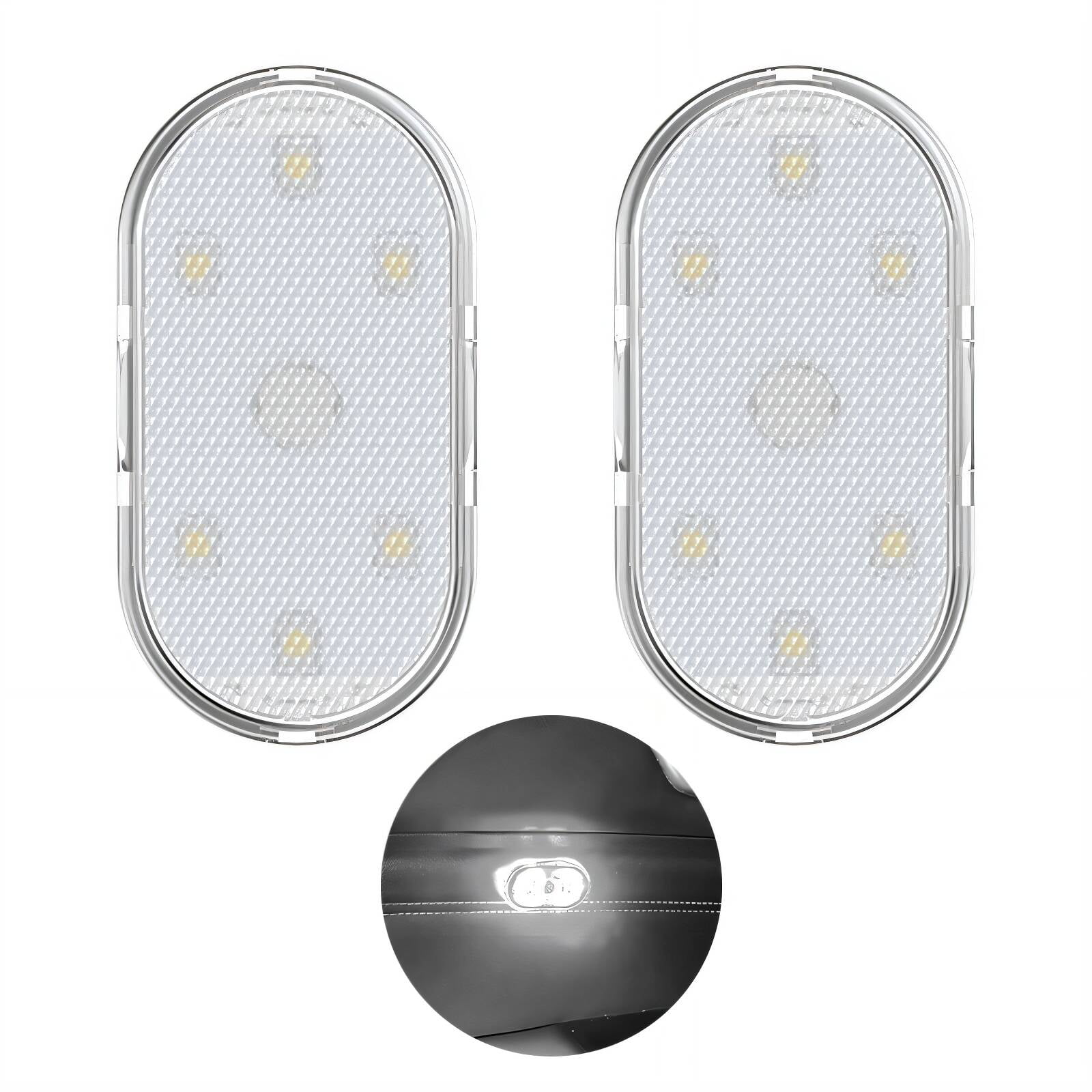 HIBIBUD 2Pcs Led Lights for Bedroom Eco-Friendly Building Materials Car ...