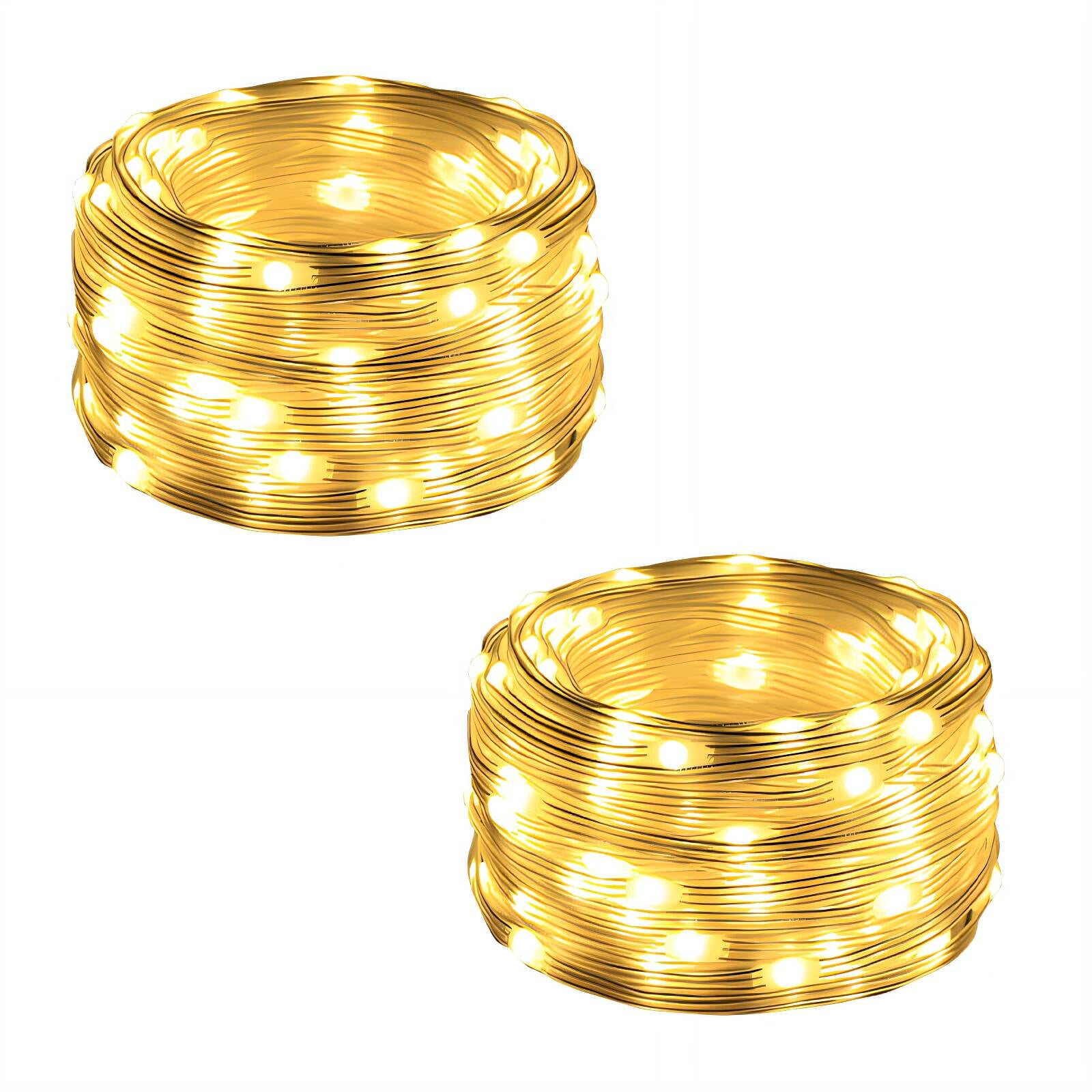 HIBIBUD 2Pcs Led Lights for Bedroom Romantic Glow Curtain Lights Indoor ...