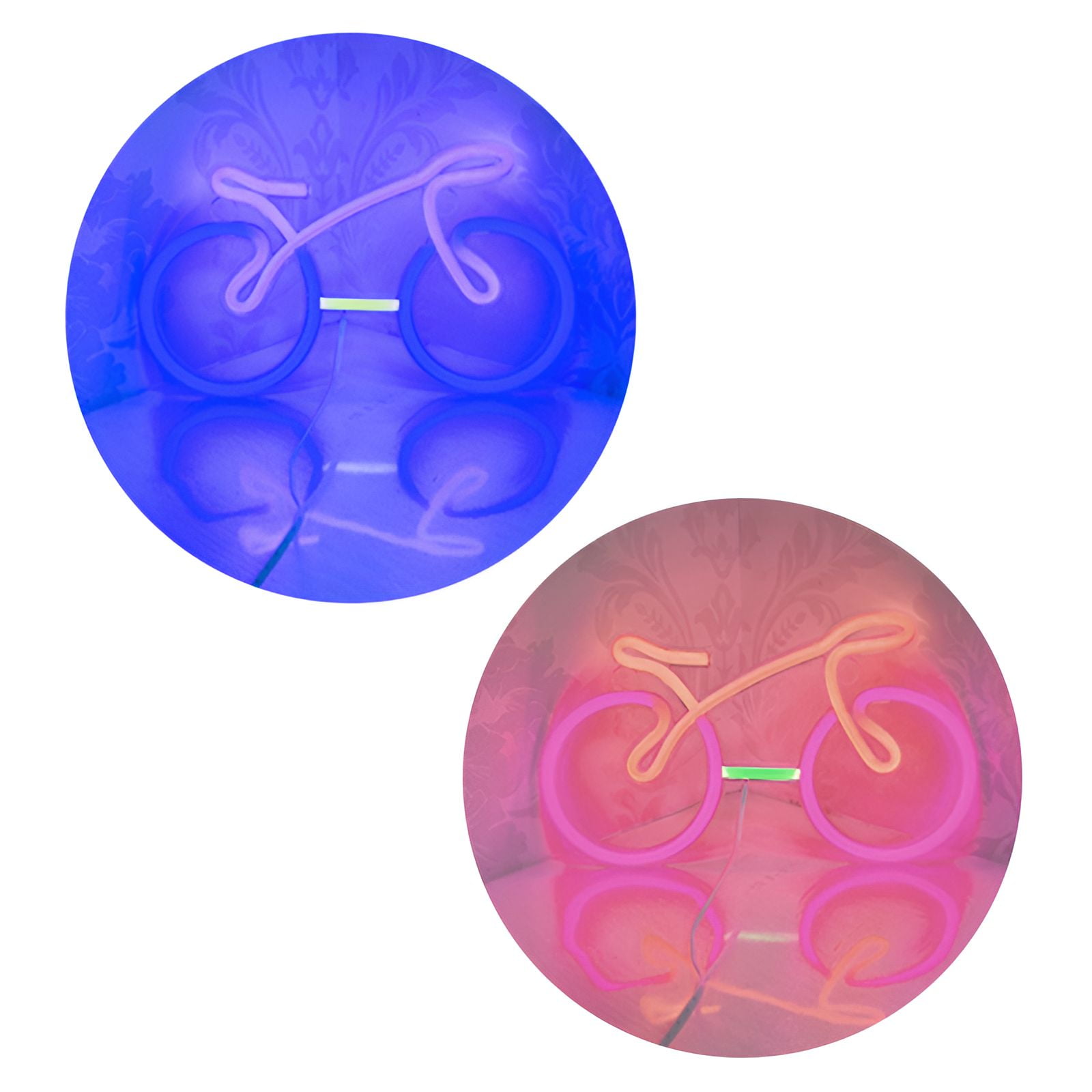 HIBIBUD 2Pcs Neon Light Dynamic Mood Neon Signs Energizing Space Neon ...