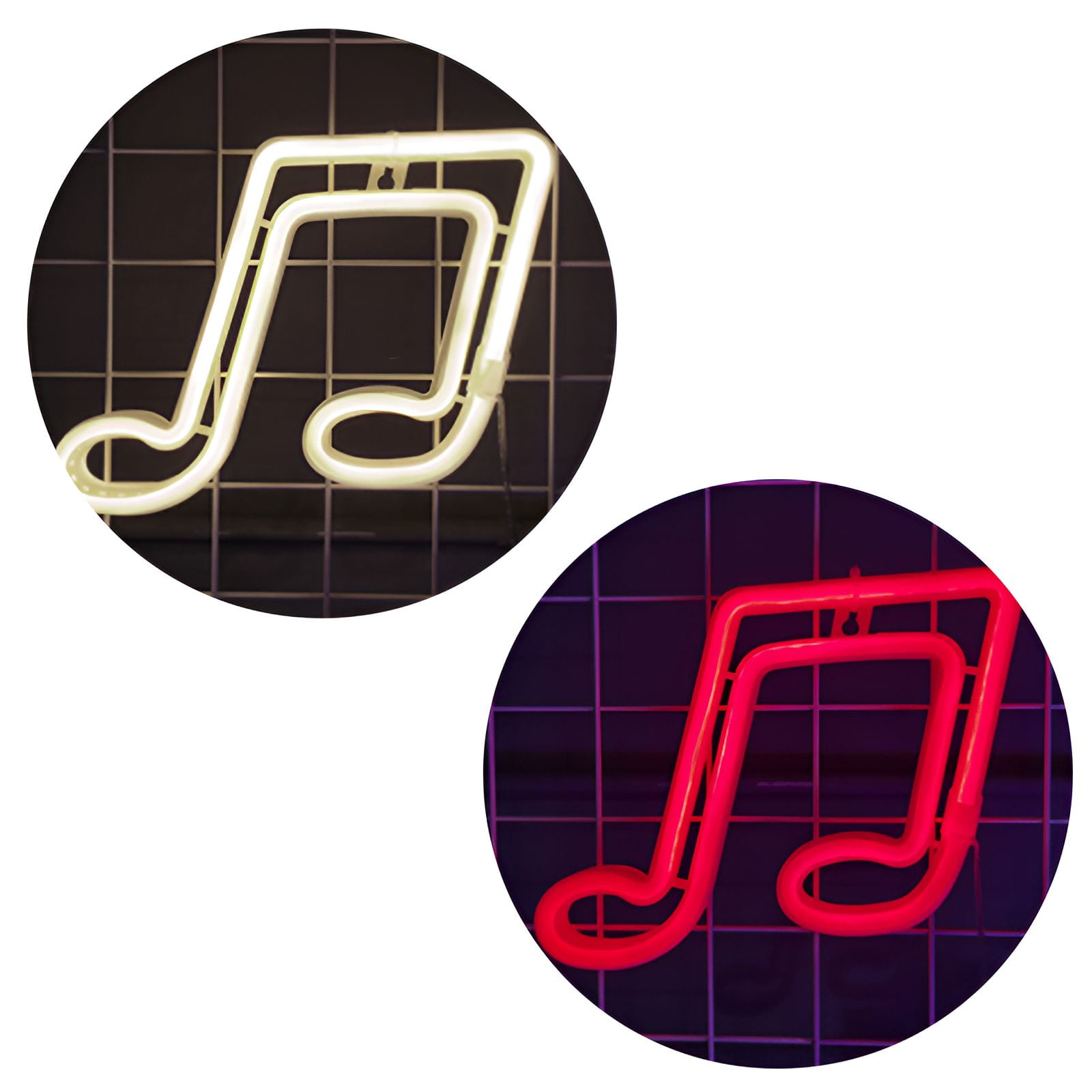 HIBIBUD 2Pcs Neon Light Light Perfection Led Signs Elegant Glow Neon ...