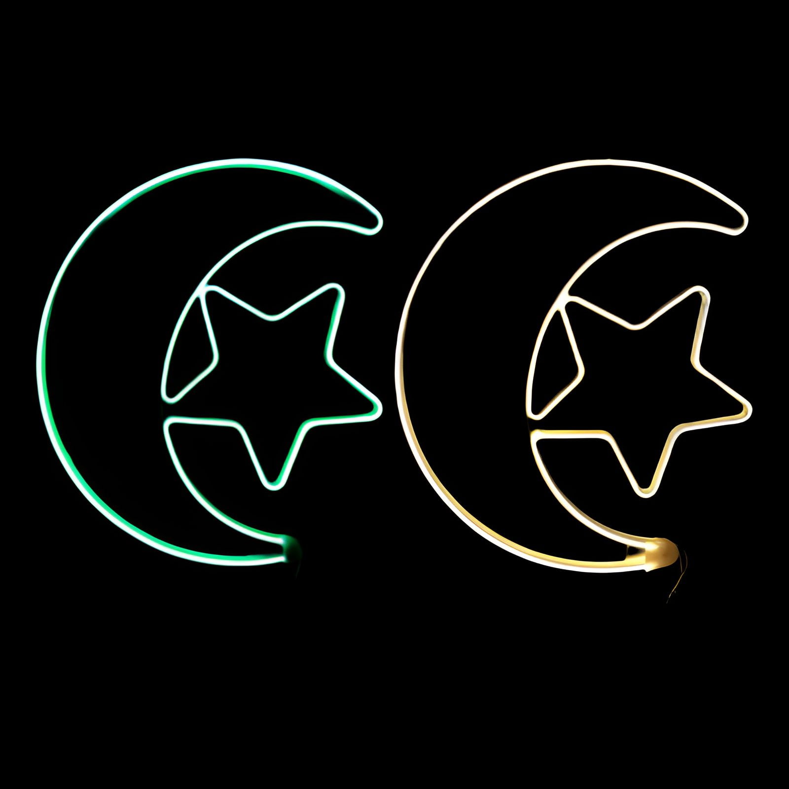 HIBIBUD 2Pcs Neon Light No Extra Tools Neon Sign Steady Illumination ...