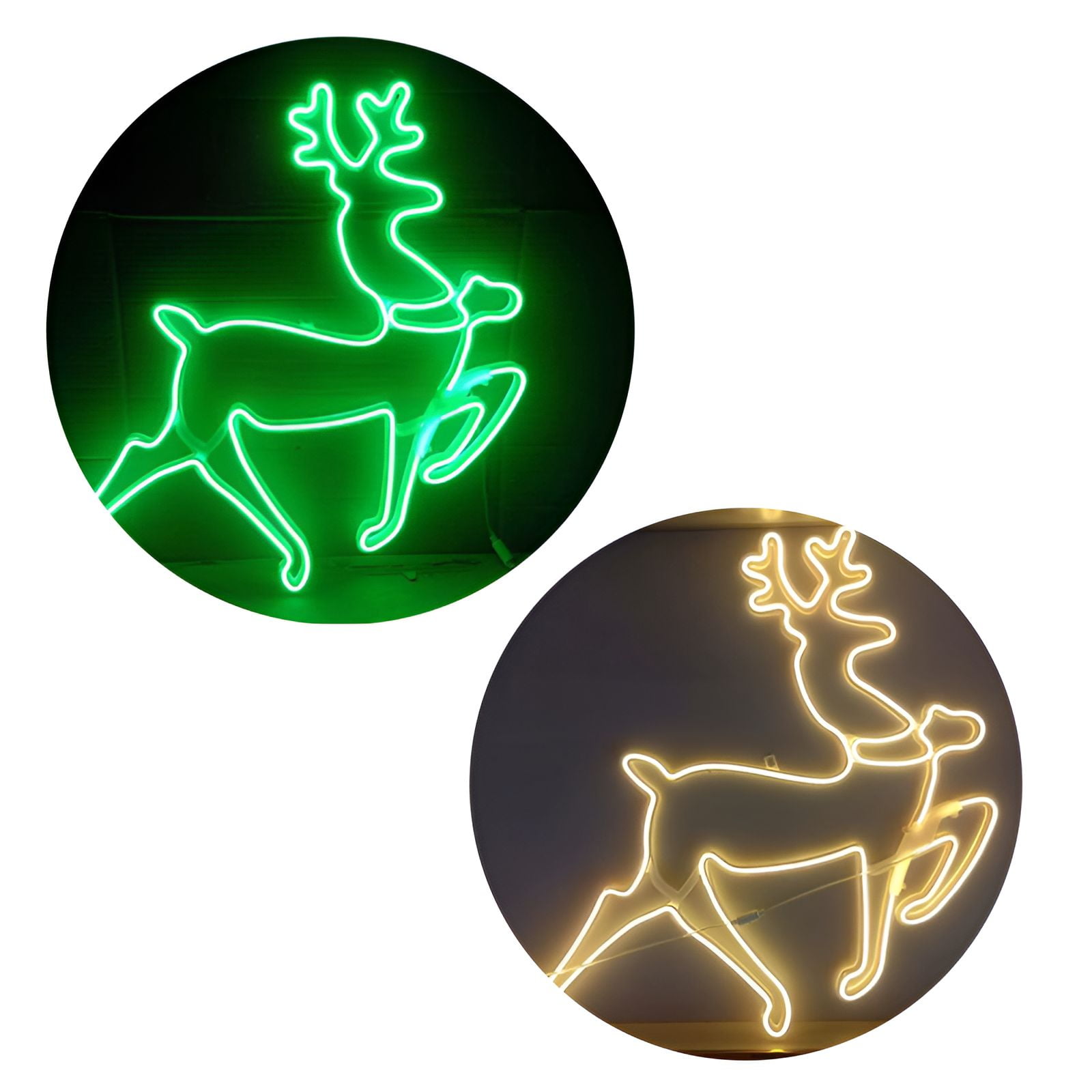 HIBIBUD 2Pcs Neon Light Strong Frame Led Signs Efficient Light Neon ...