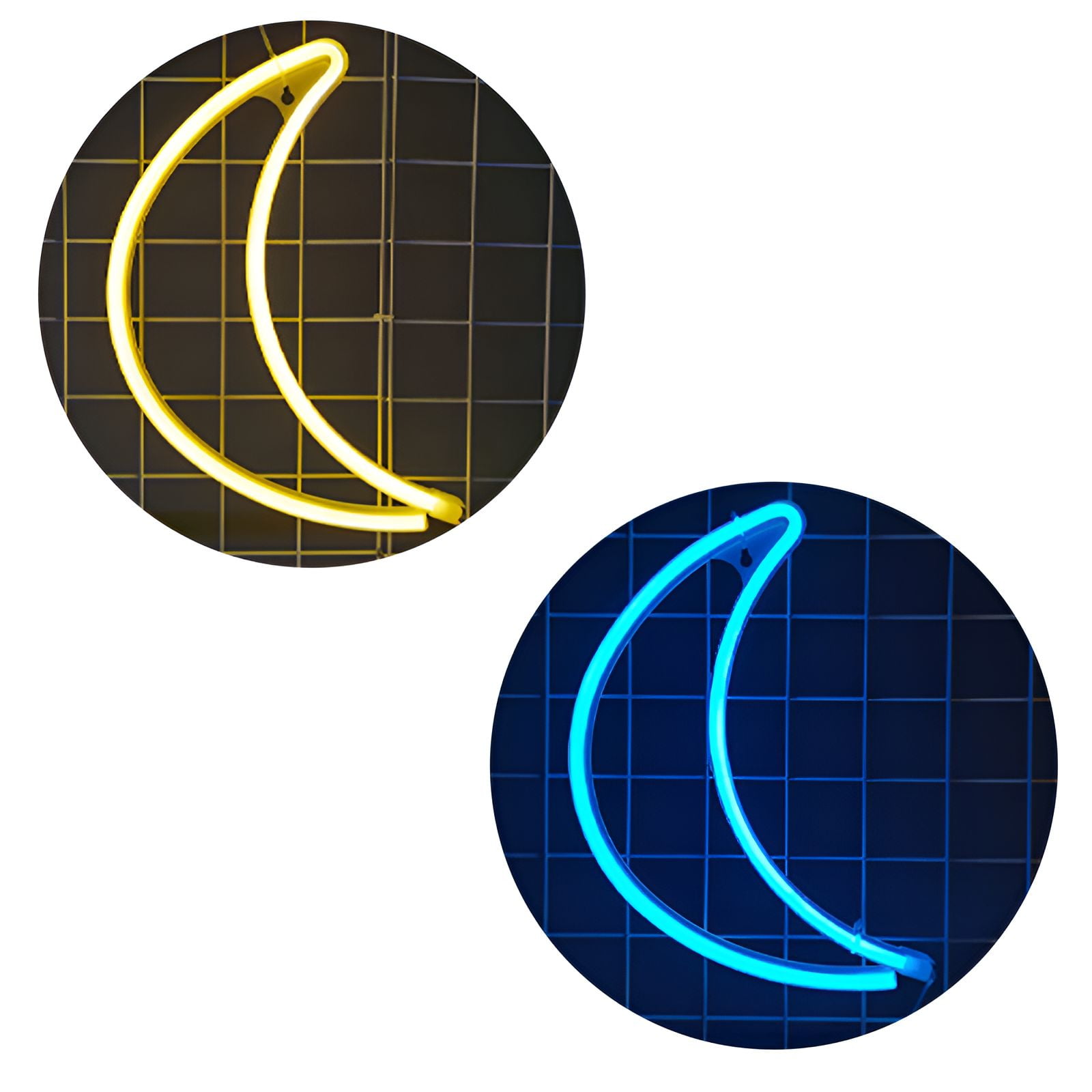 HIBIBUD 2Pcs Neon Light Versatile Scenes Neon Sign Full of Energy Led ...