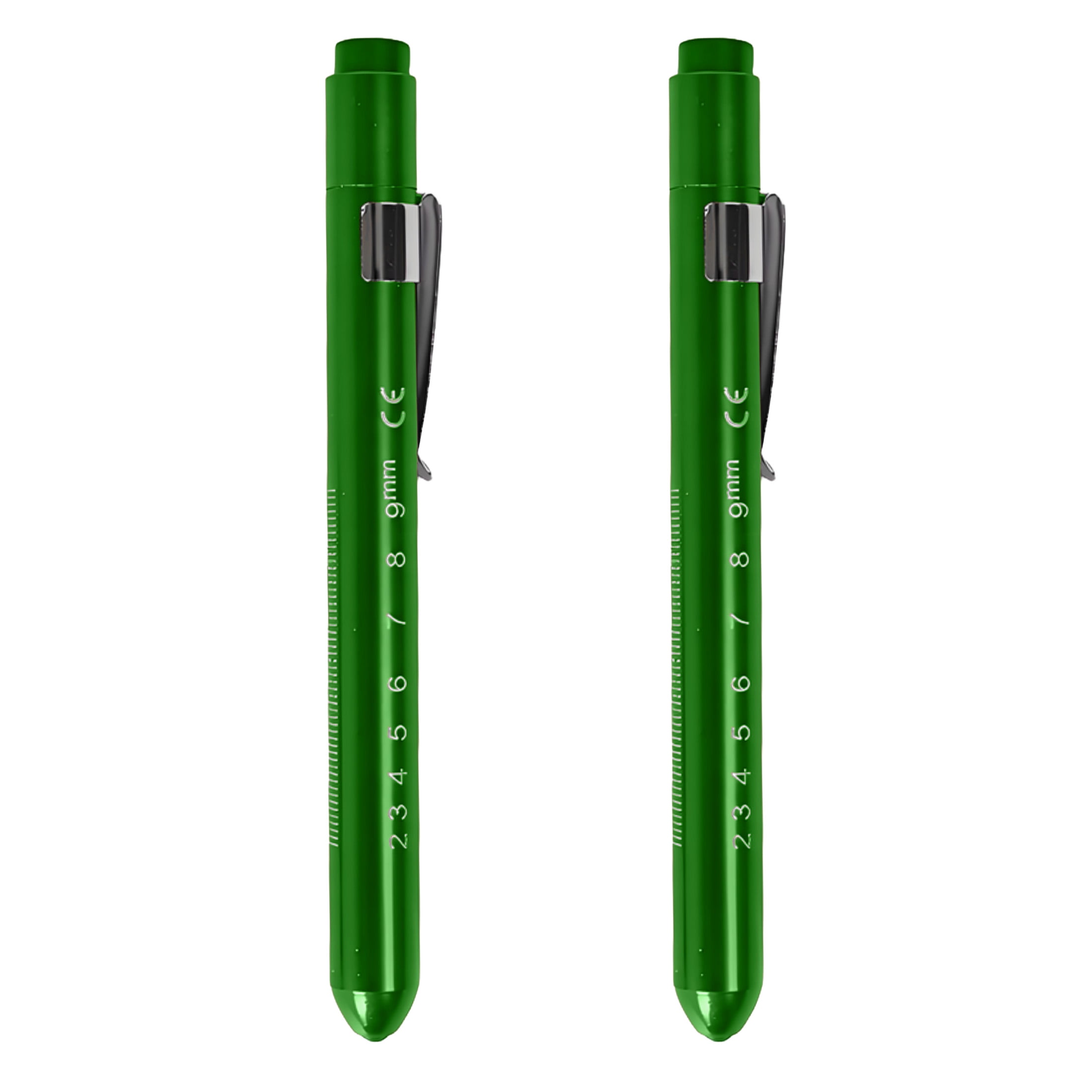 HIBIBUD 2Pcs Penlight,Tail ButtonPen Lights for Nurses,Clamp Design ...
