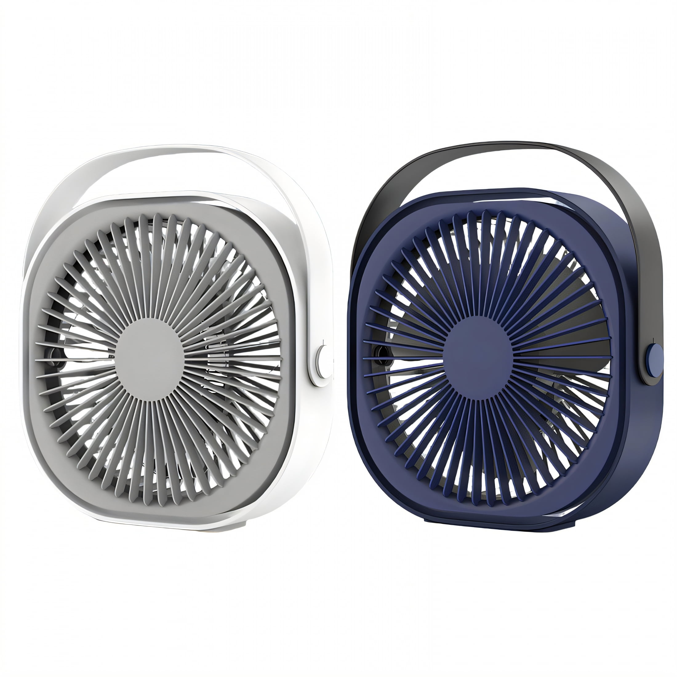 HIBIBUD 2Pcs Portable Fan,Fan Angle Adjustment Usb Fan,Low-Voltage ...