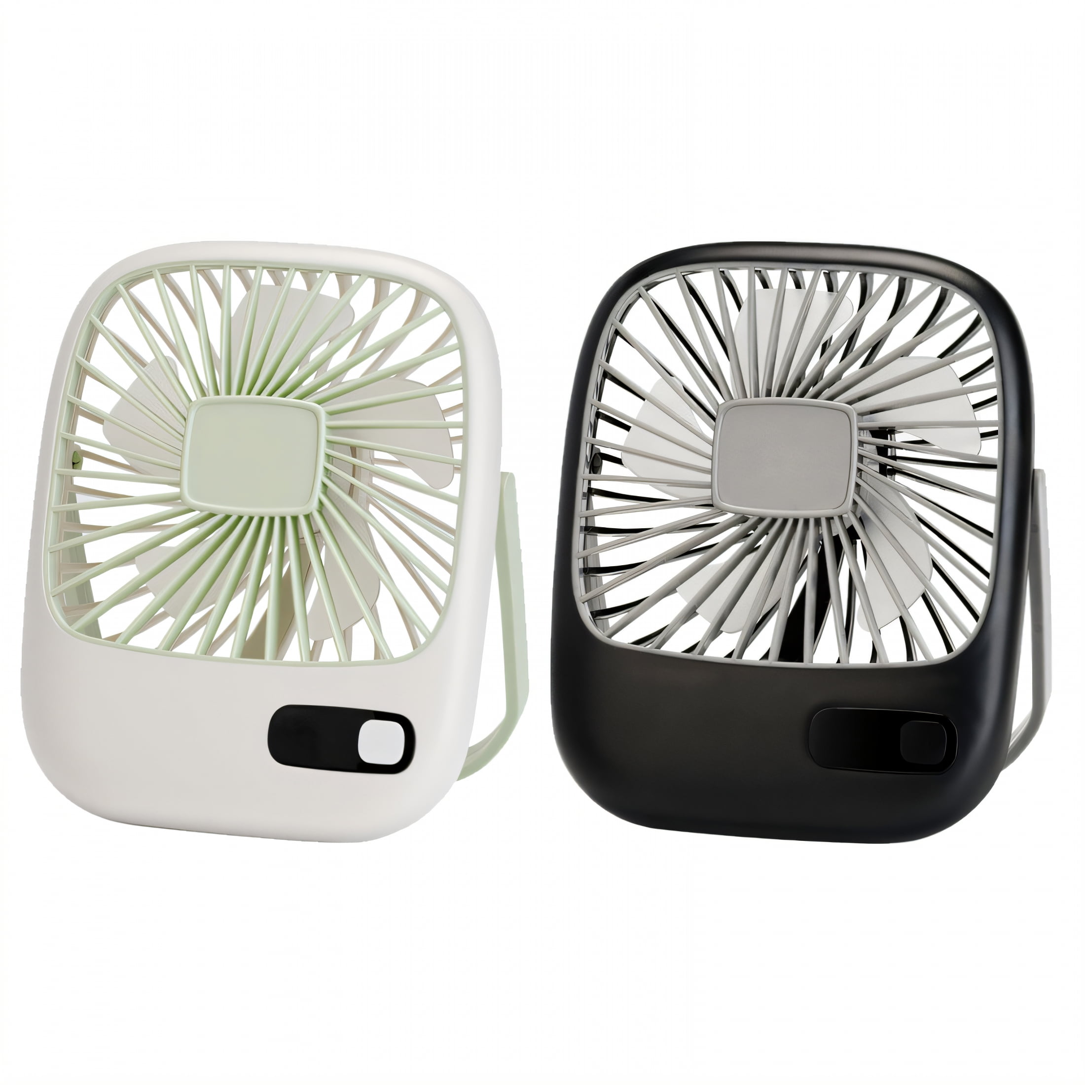 HIBIBUD 2Pcs Portable Fan,Metal Mesh Structure Usb Fan,Micro-Adjust ...