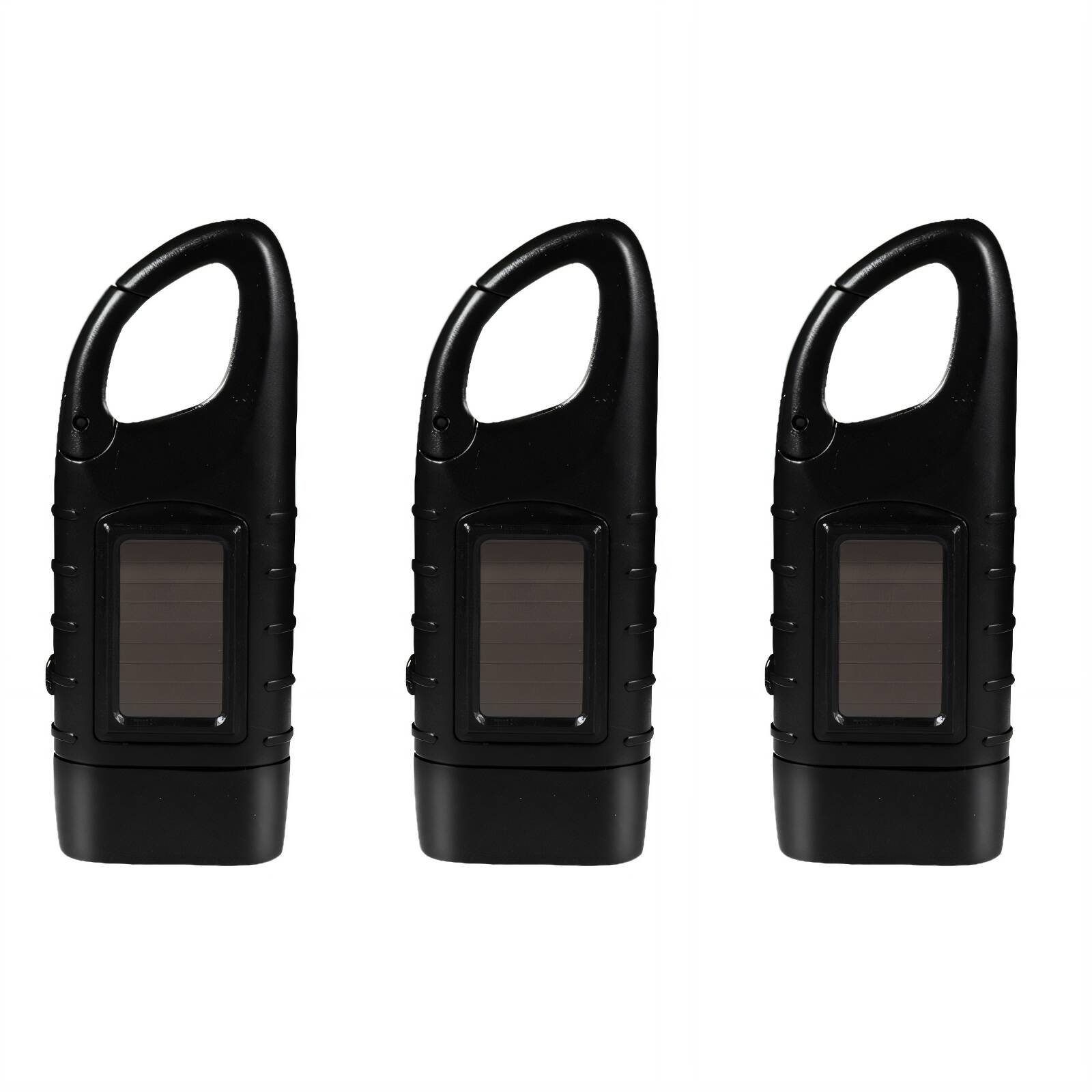 HIBIBUD 3 Pcs Solar Powered Hand Crank Flashlight,Solar Charging ...
