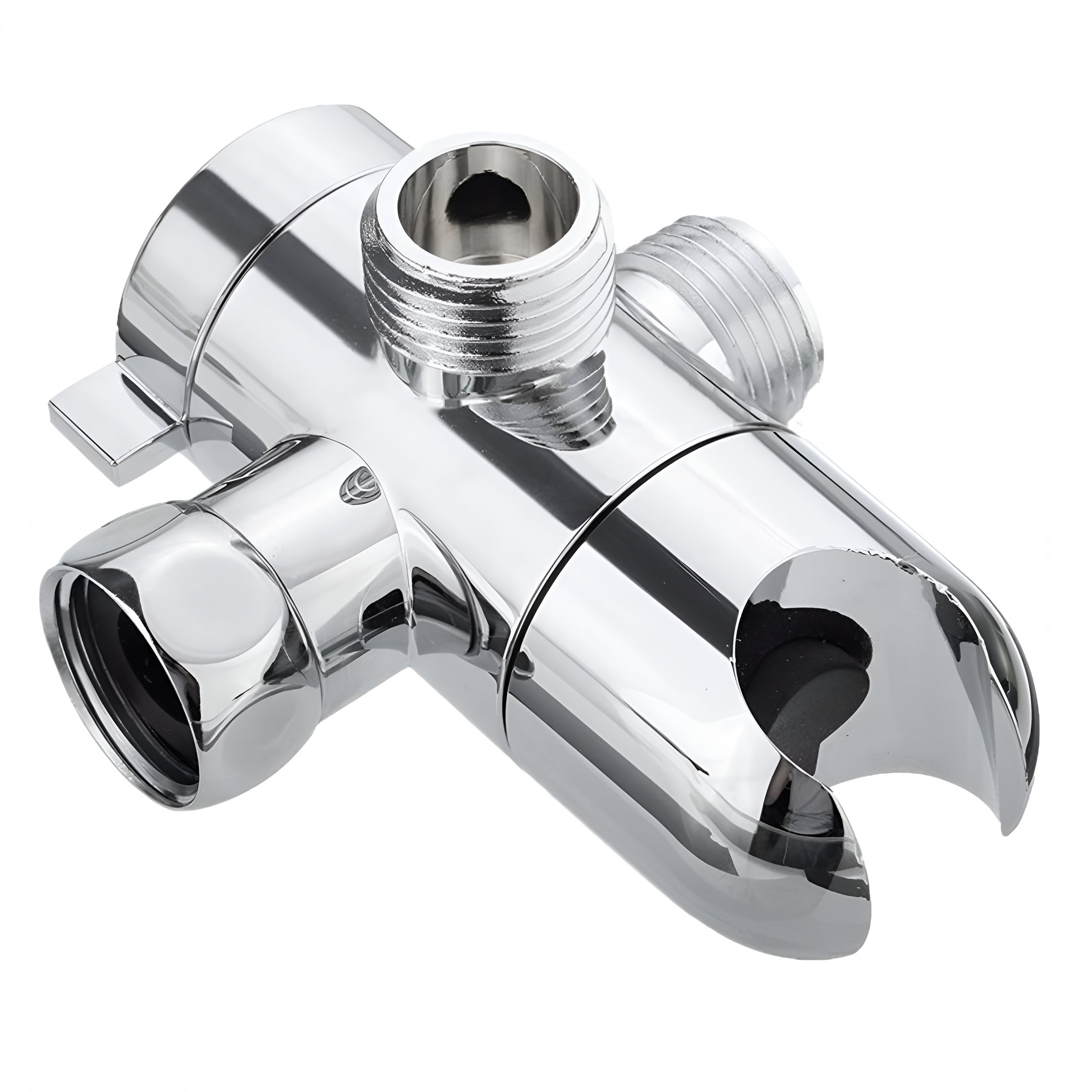 HIBIBUD 3-Way Shower Diverter Valve Mount G1/2 Handheld Shower Arm ...