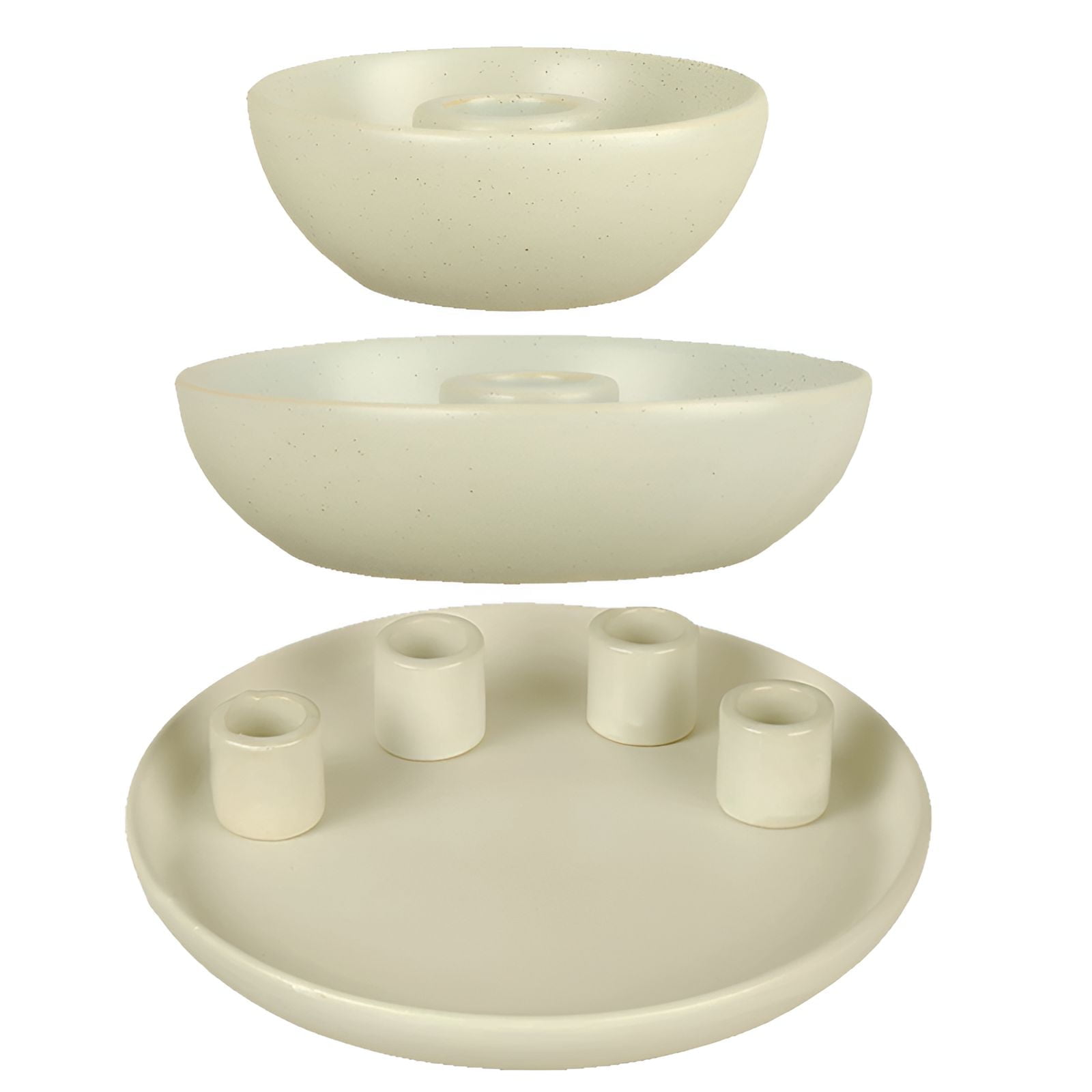 HIBIBUD 3Pcs Candle Holders for Pillar Candles,Fine Surface Finish ...