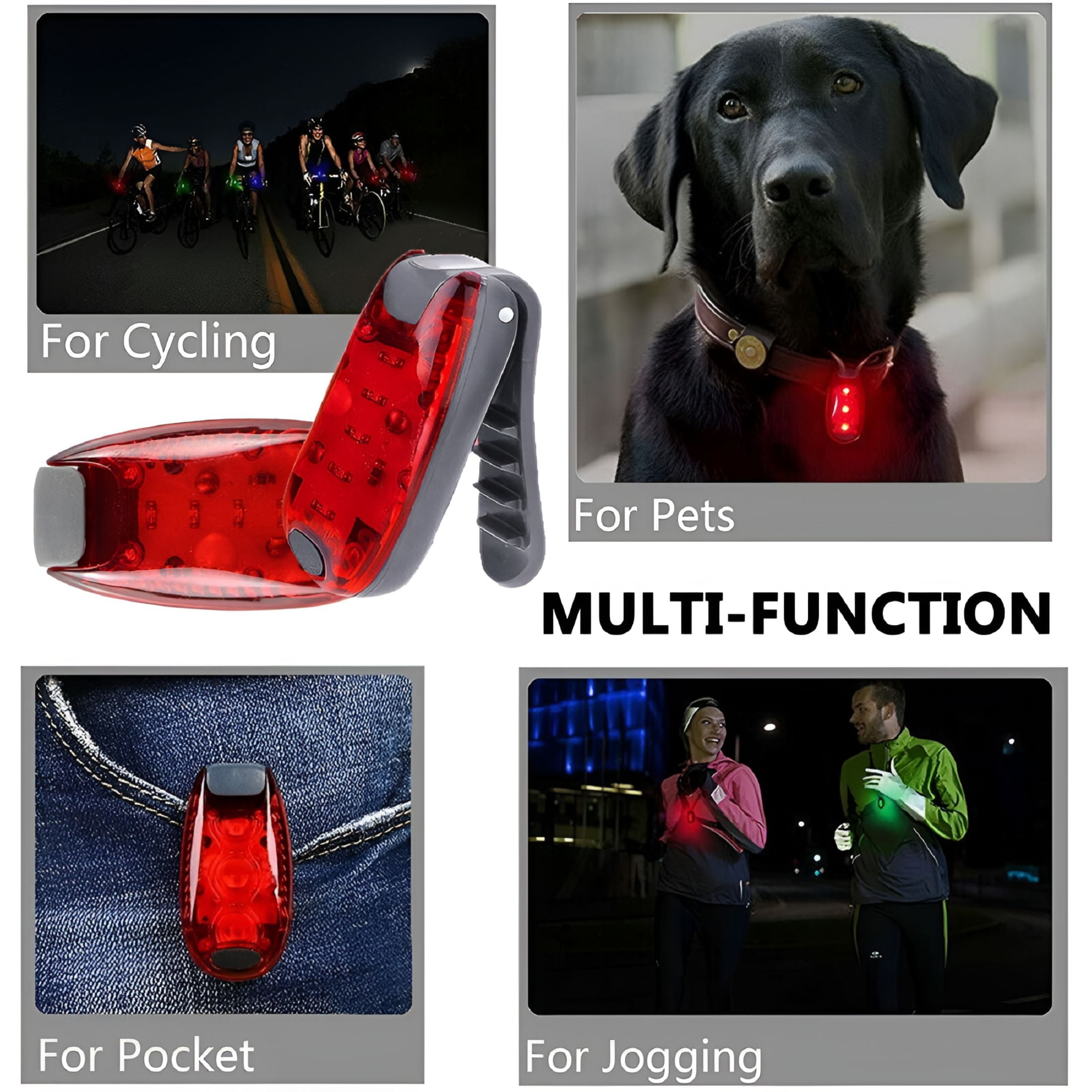 HIBIBUD 4 Pack LED Bike Tail Lights, Bicycle Rear Cycling Safety Lights ...