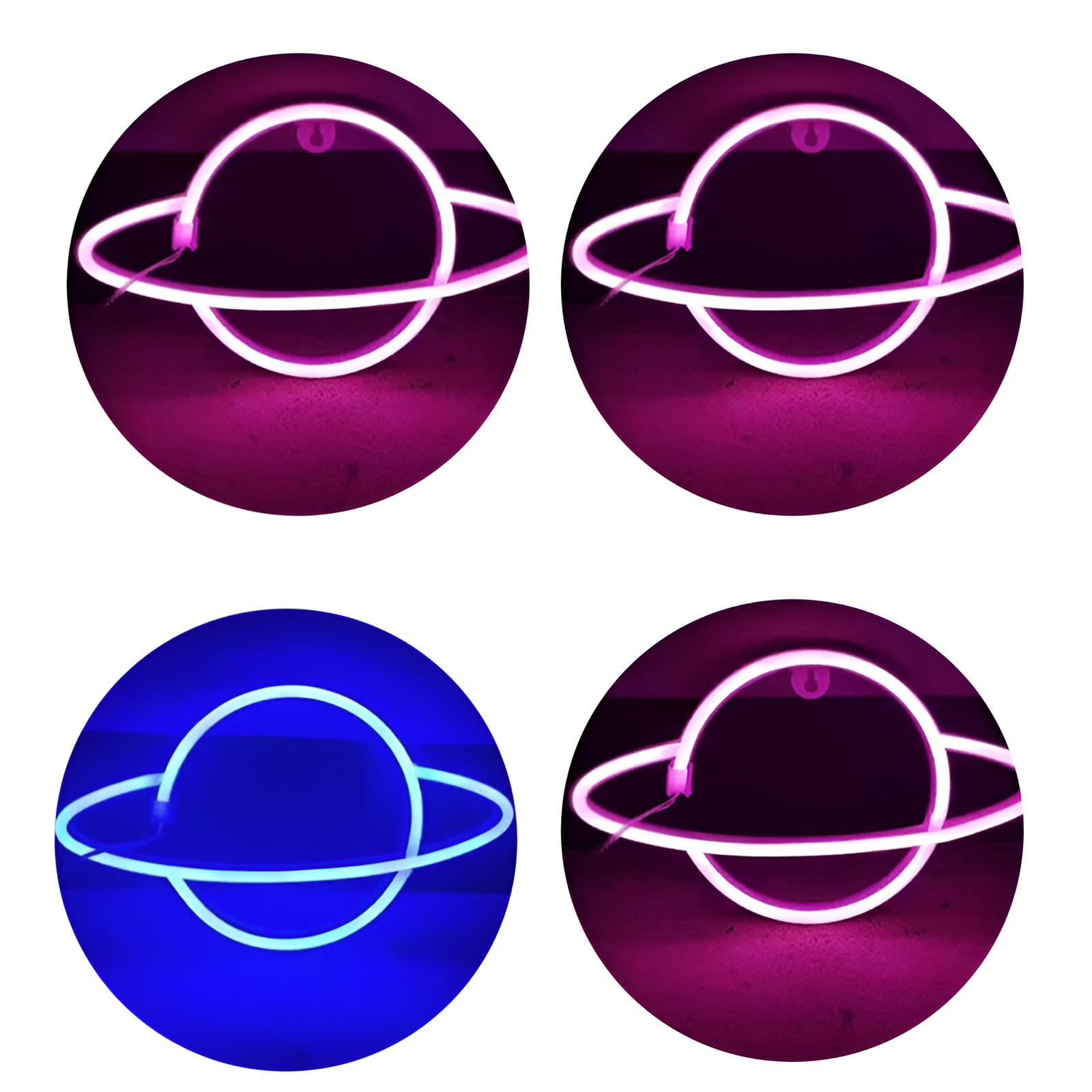 HIBIBUD 4Pcs Neon Light Radiant and Eye-Catching Led Signs Sharp and ...