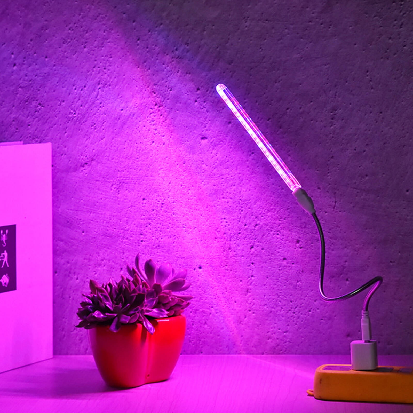 HIBIBUD 4Pcs Plant Grow Light Long Lifespan Indoor Plant Light High ...