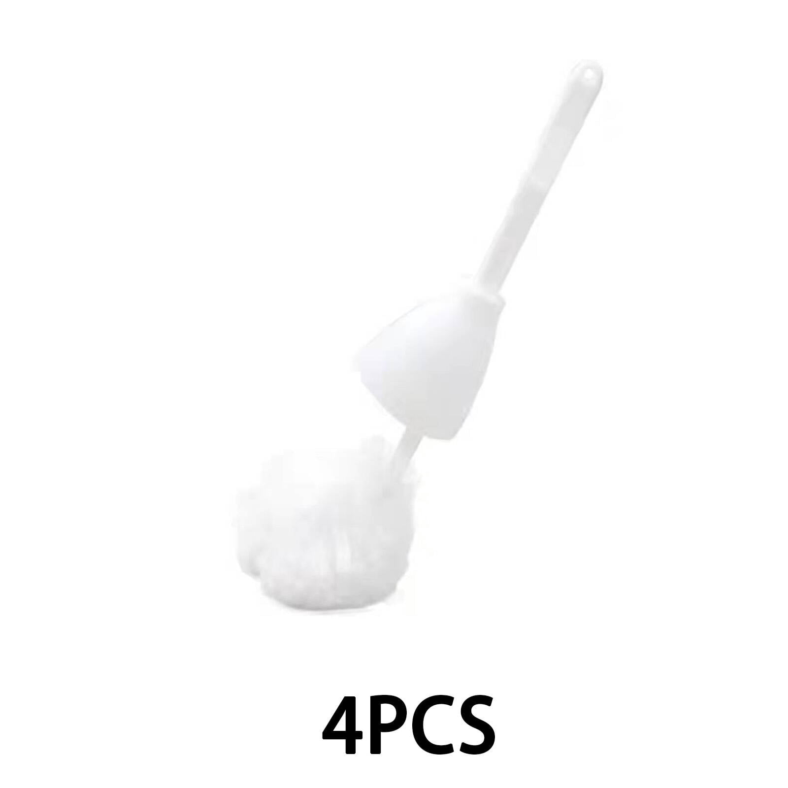 HIBIBUD 4Pcs Toilet Brush,Water Squeeze Cover Toilet Bowl Brush and ...