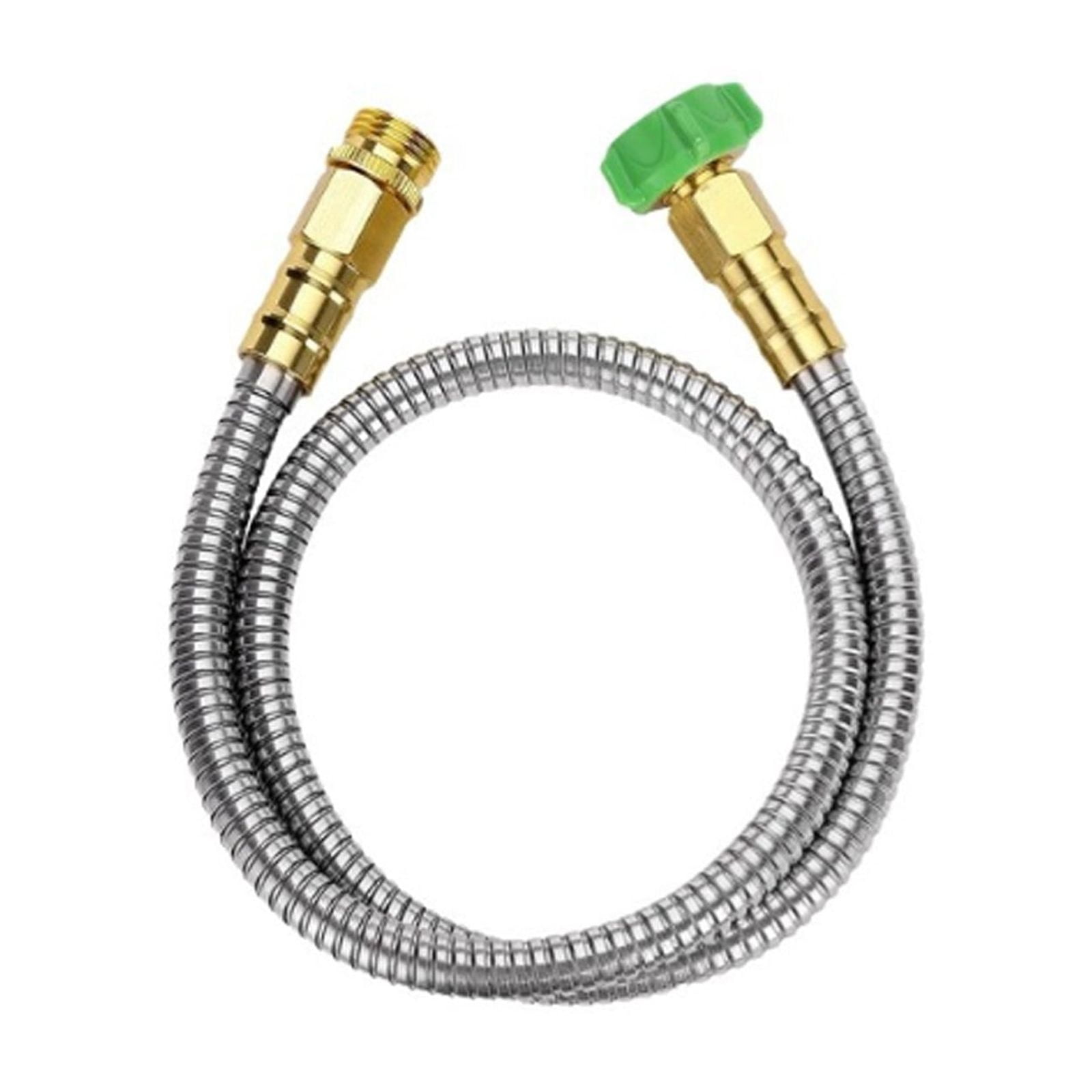 HIBIBUD 5 ft Hose,Portable Short Hose,Durable Metal Garden Hose,Easy ...