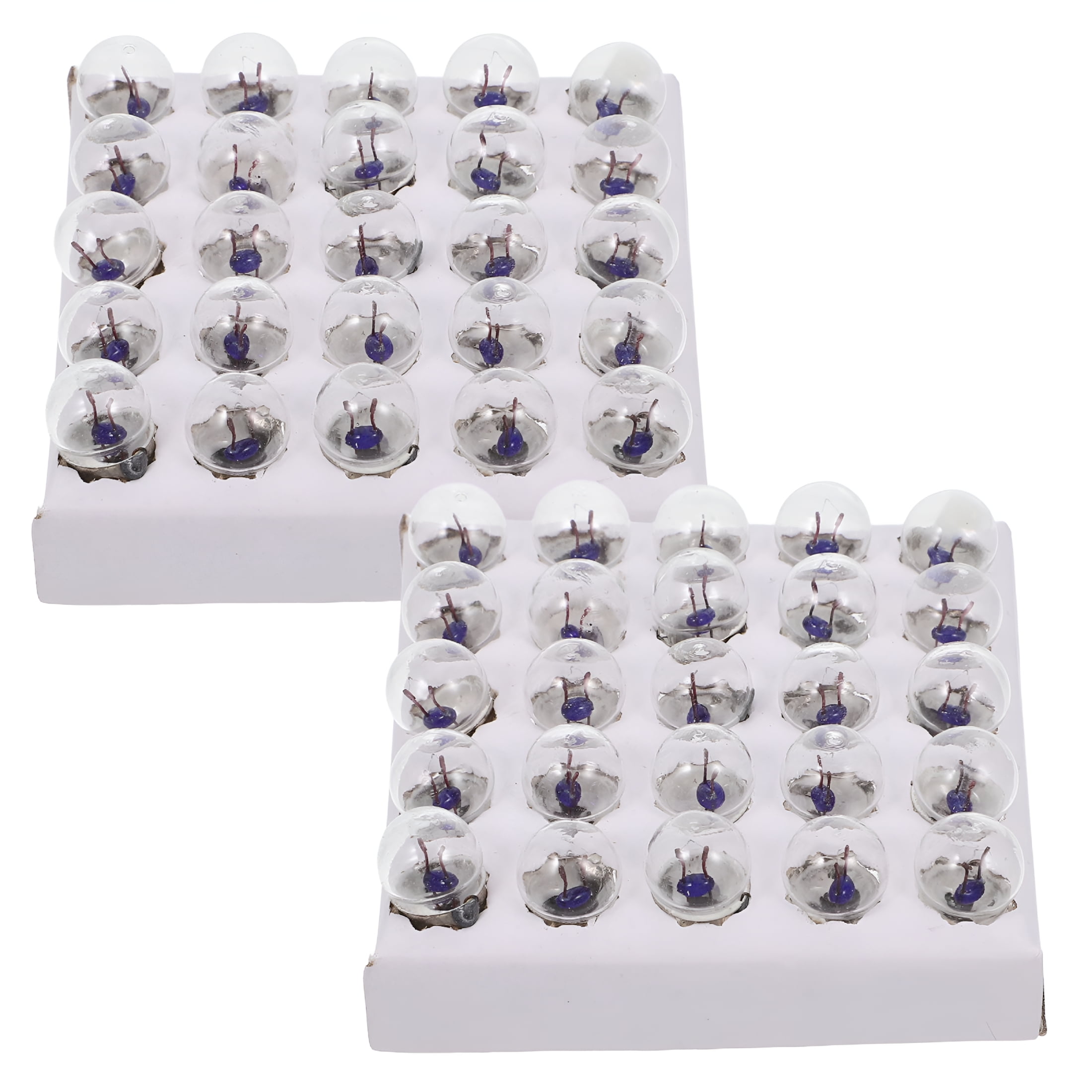 HIBIBUD 50pcs E10 Screw Base 2.5V Mini Light Bulbs Miniature Screw Base ...