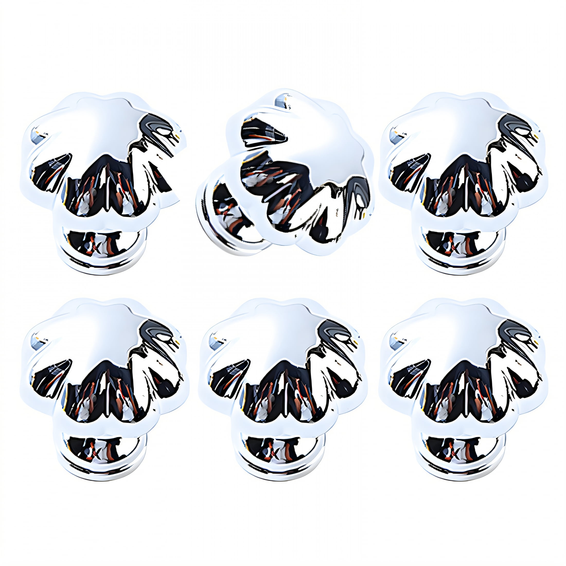 HIBIBUD 6Pcs Cabinet Knobs,Innovative Design Drawer Knobs,Fine ...