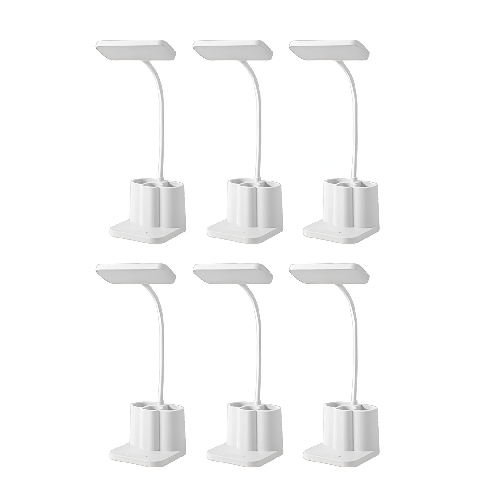 HIBIBUD 6Pcs Table Lamp,Uniform Light Distribution Reading Light ...