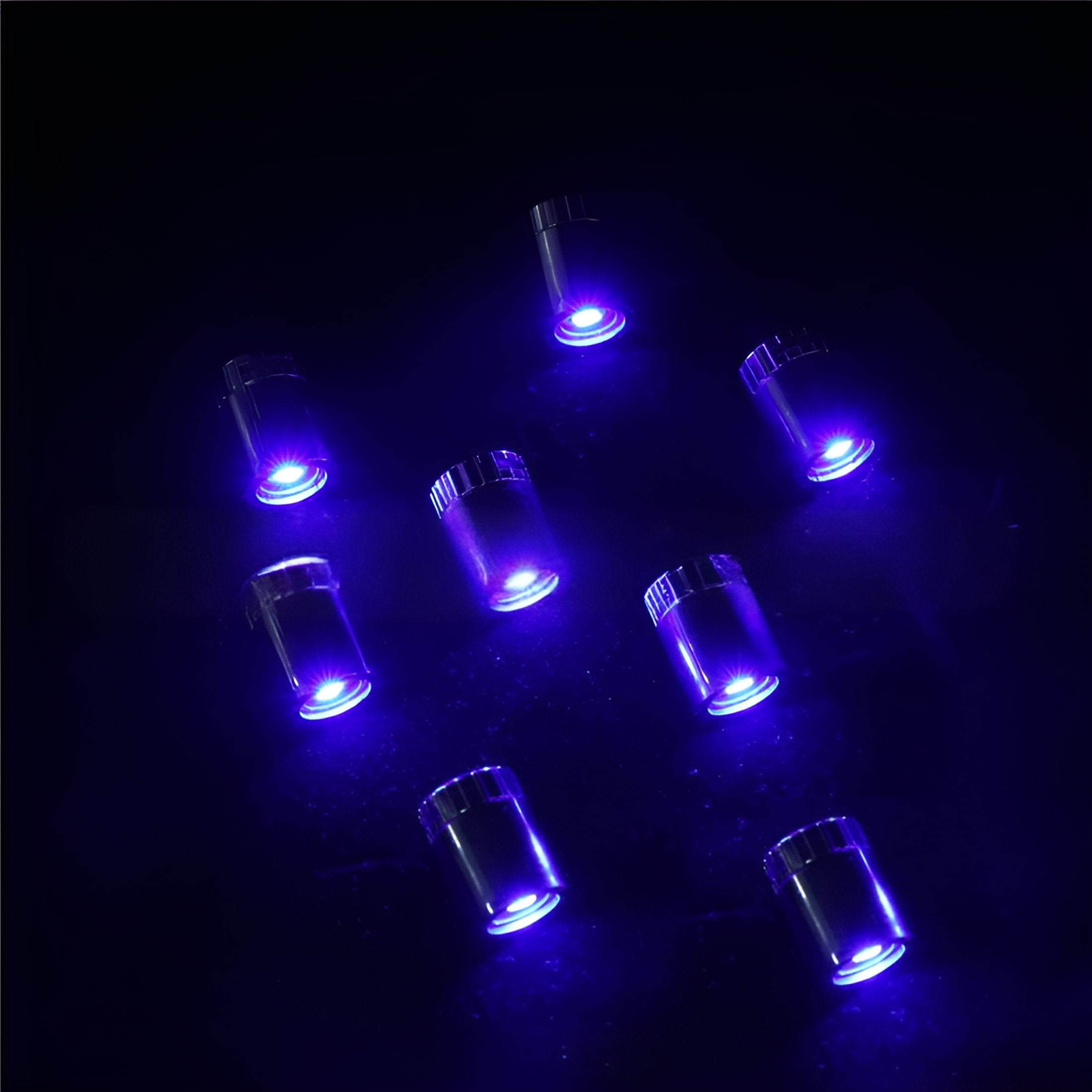 HIBIBUD 8 Pcs Lights, Battery-Powered Mini Lights, 7 Colors to Choose ...