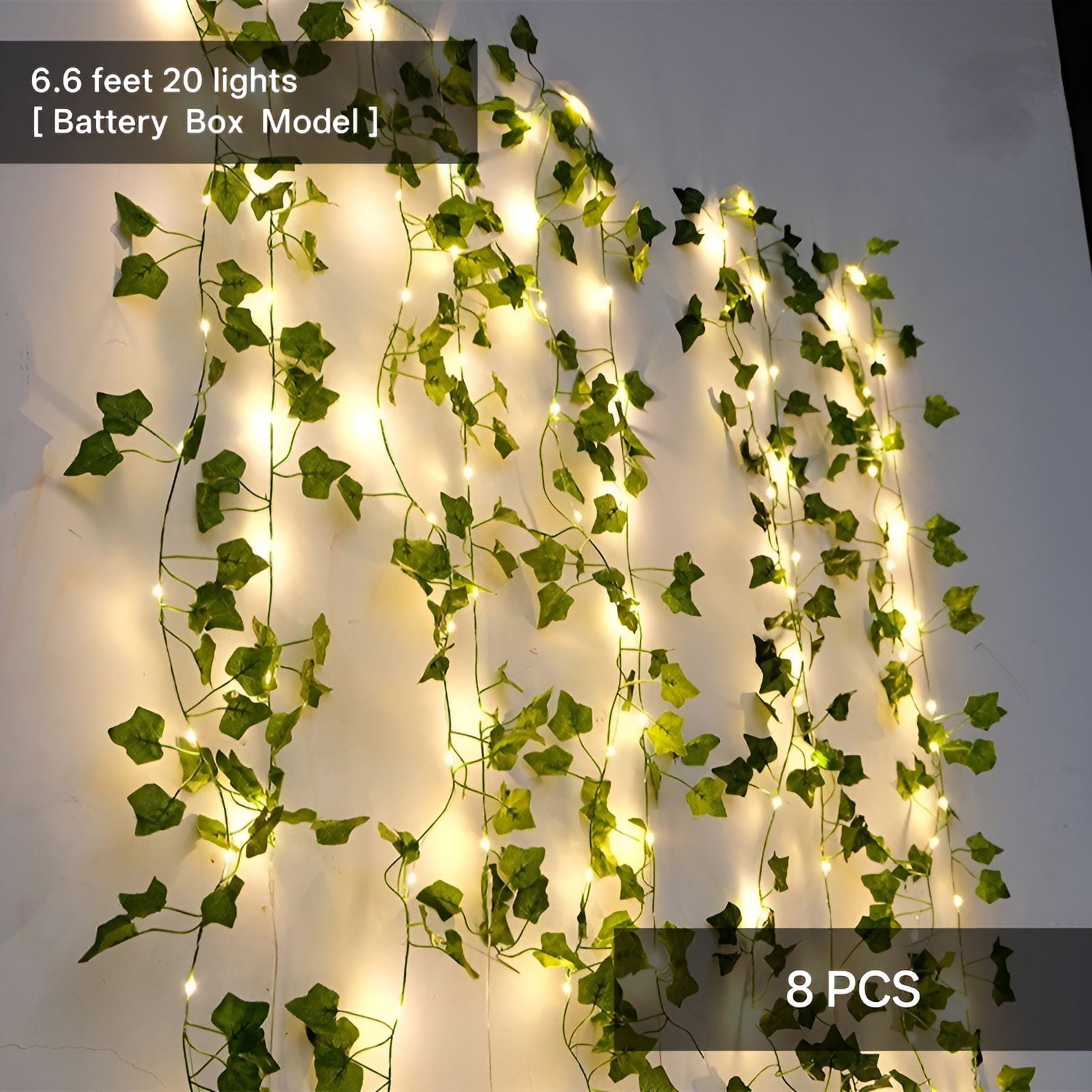 HIBIBUD 8Pcs Fairy Lights for Bedroom,Energy Efficient Bedroom Decor ...