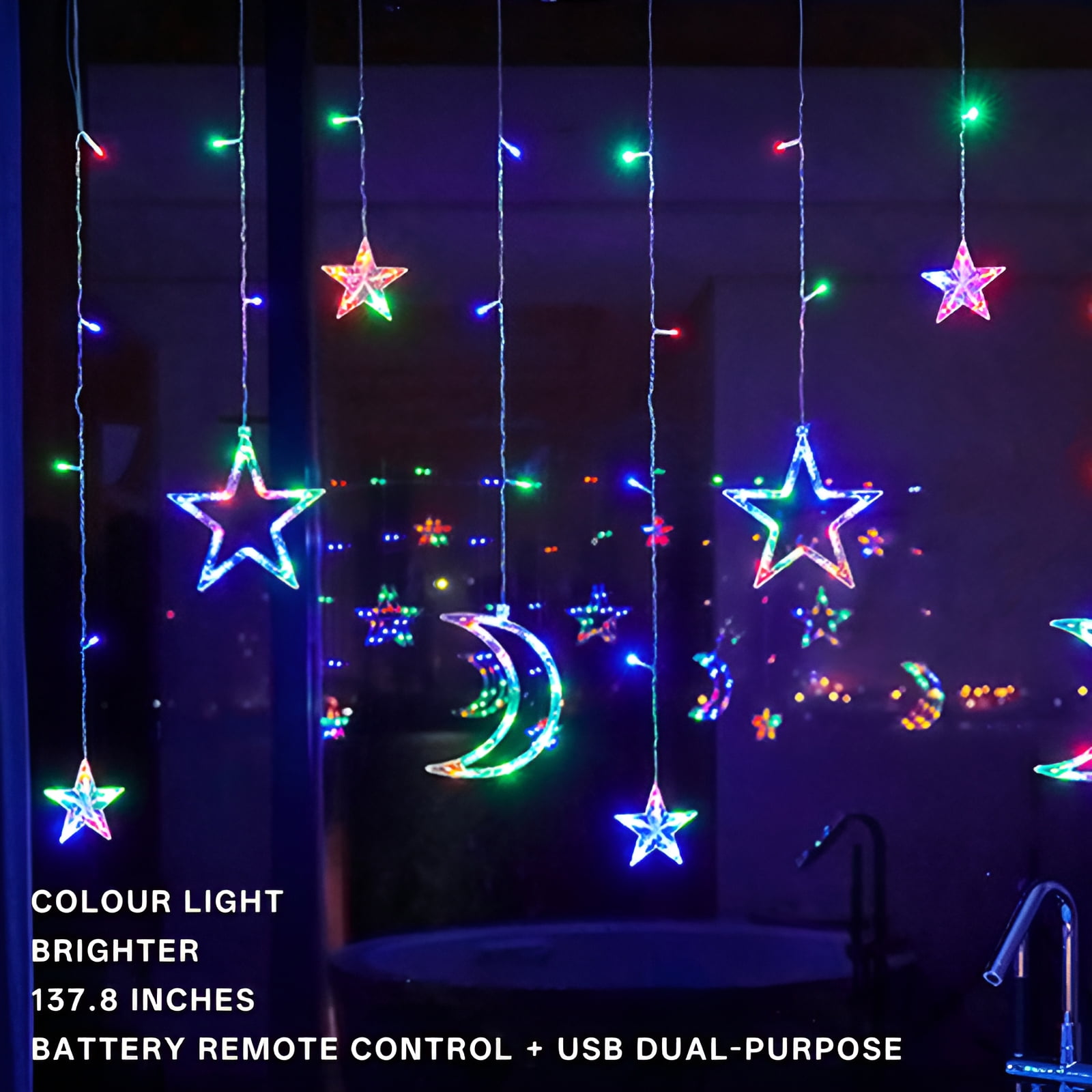 HIBIBUD Ambient Lighting,Solar Powered Lights Outdoor Lights for House ...