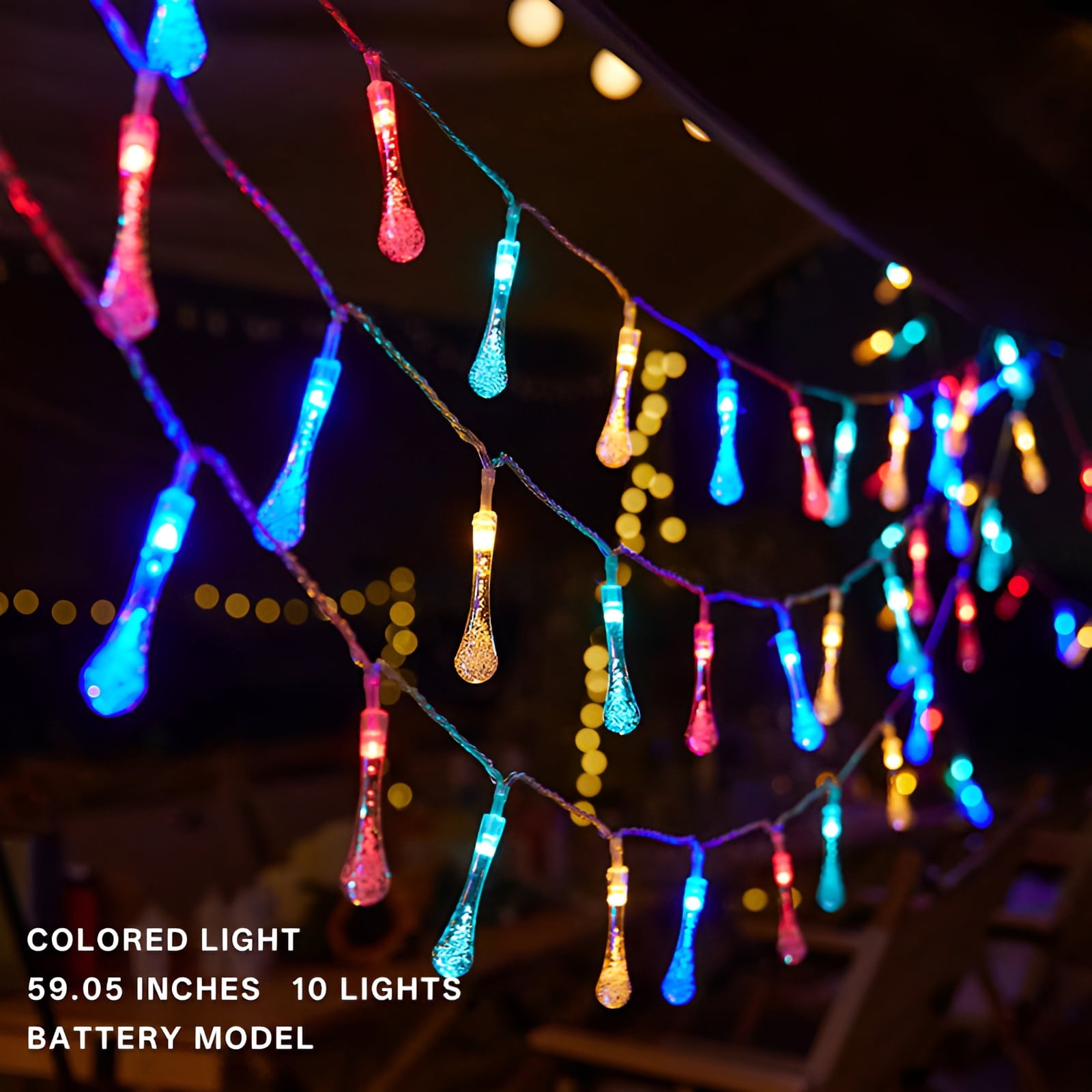 HIBIBUD Ambient Lighting,Starry String Design Permanent Outdoor Lights ...