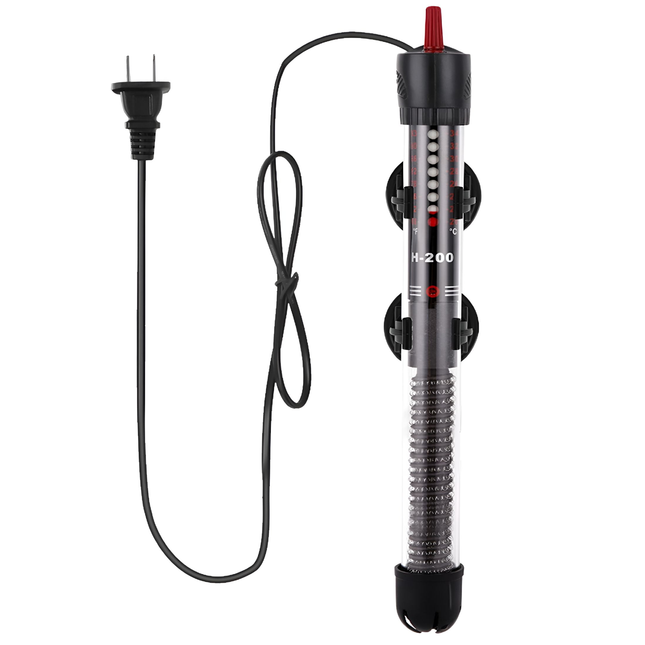 HIBIBUD Aquarium Heater 25-200W Anti-Explosion for Tropical Fish Tank ...