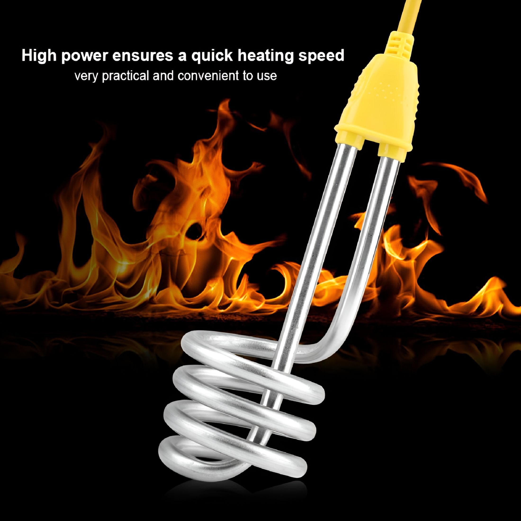 HIBIBUD Automatic Power-off Electric Immersion Heater Boiler Spiral ...