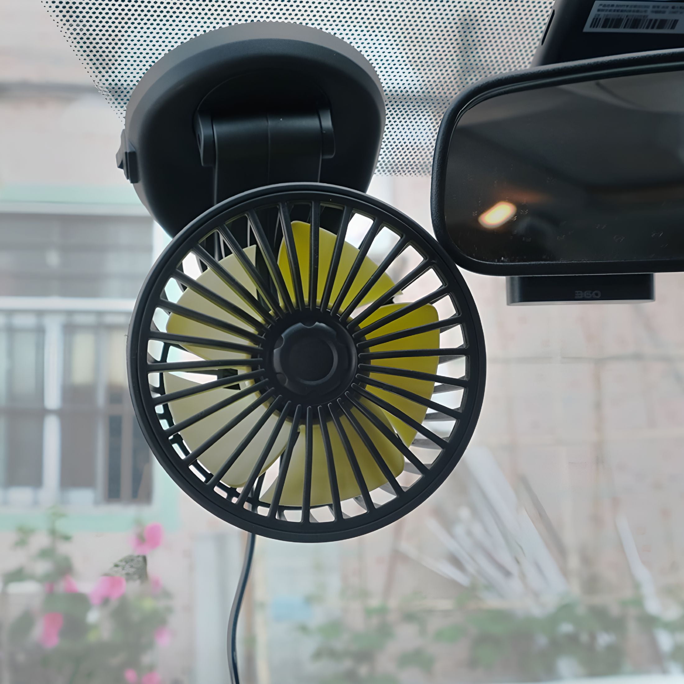 HIBIBUD Automobile Fan, Truck, 12V Car, Universal Fan, Van, Large Wind ...