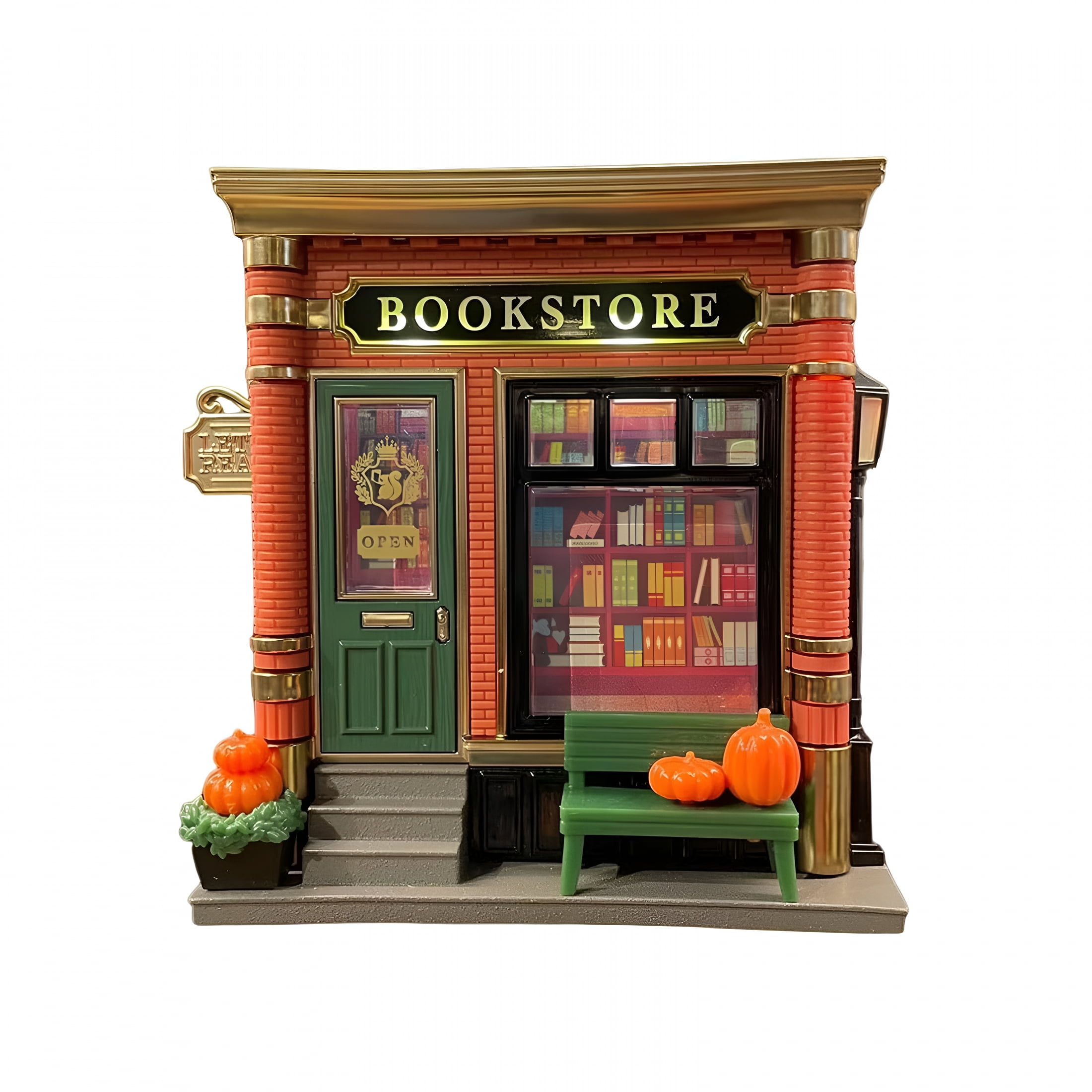 HIBIBUD Bookstore WallFlower Projector Nightlight Fall Book Store ...