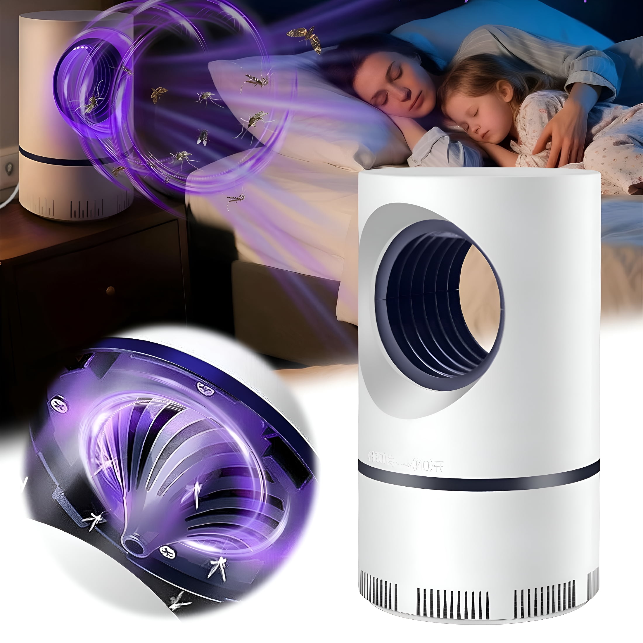 HIBIBUD Bug Zapper Indoors,Fly Traps Indoor for Home Gnat Traps House ...