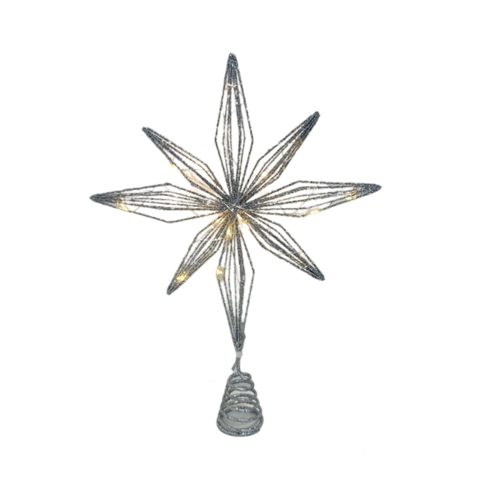 HIBIBUD Christmas Tree Topper,Captivating Angel Wing Treetopper,Gentle ...