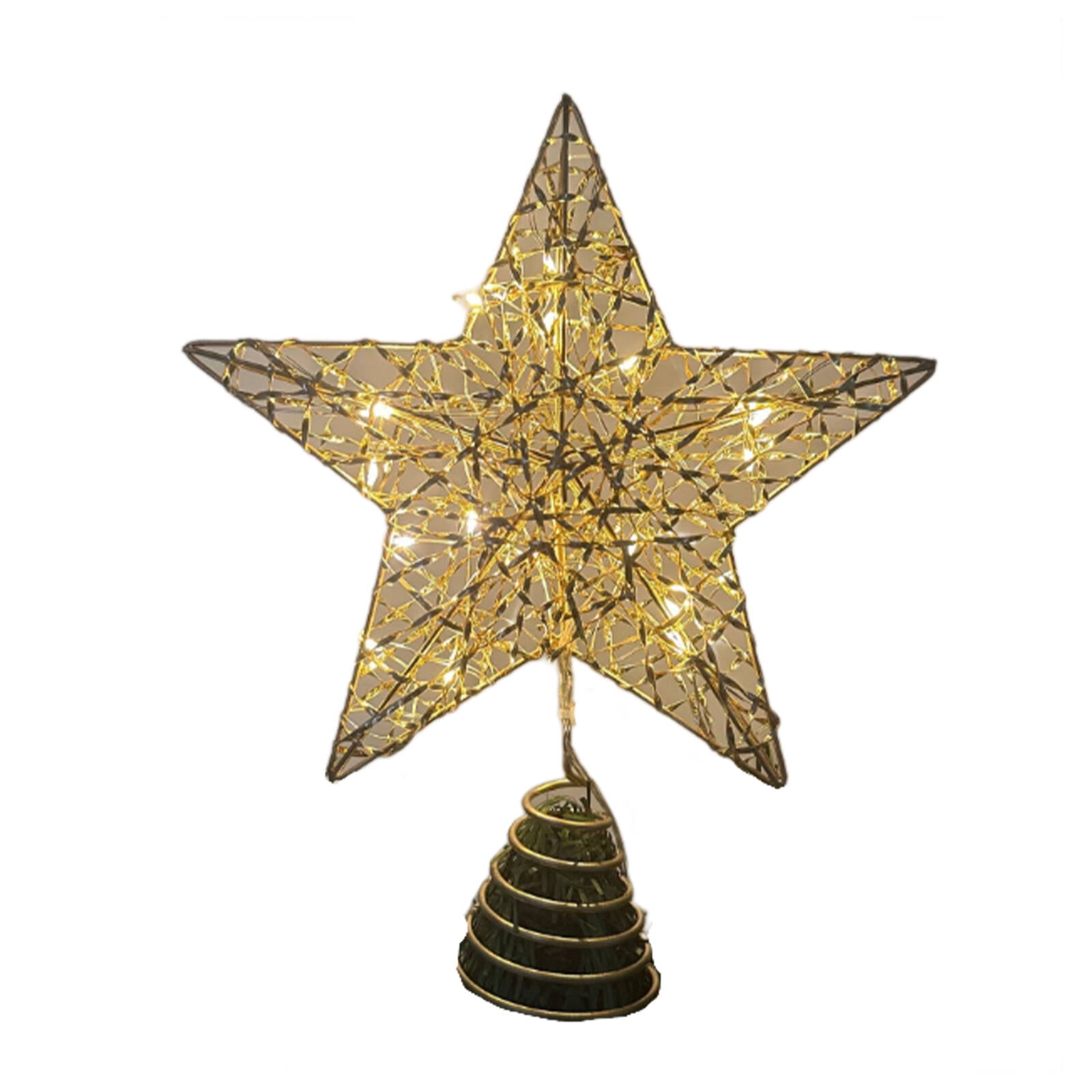 HIBIBUD Christmas Tree Topper,Dreamy Angel Wing Treetopper,Soft Plush ...