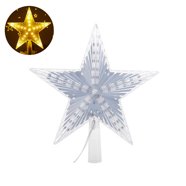 Walmart's Lightweight Gold LED Christmas Star Tree Topper with 30 ...
