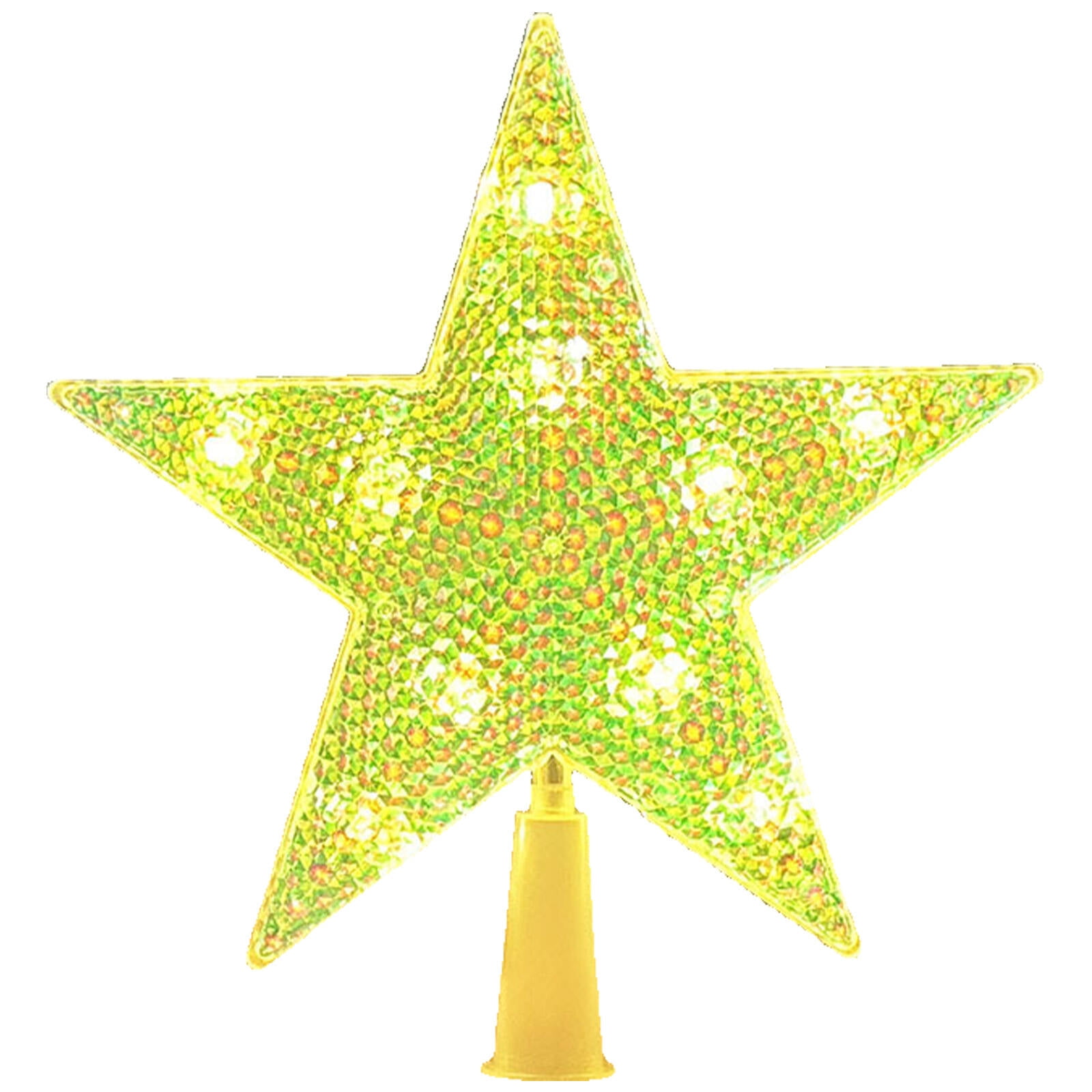 HIBIBUD Christmas Tree Topper,Lightweight Material Led Christmastree ...