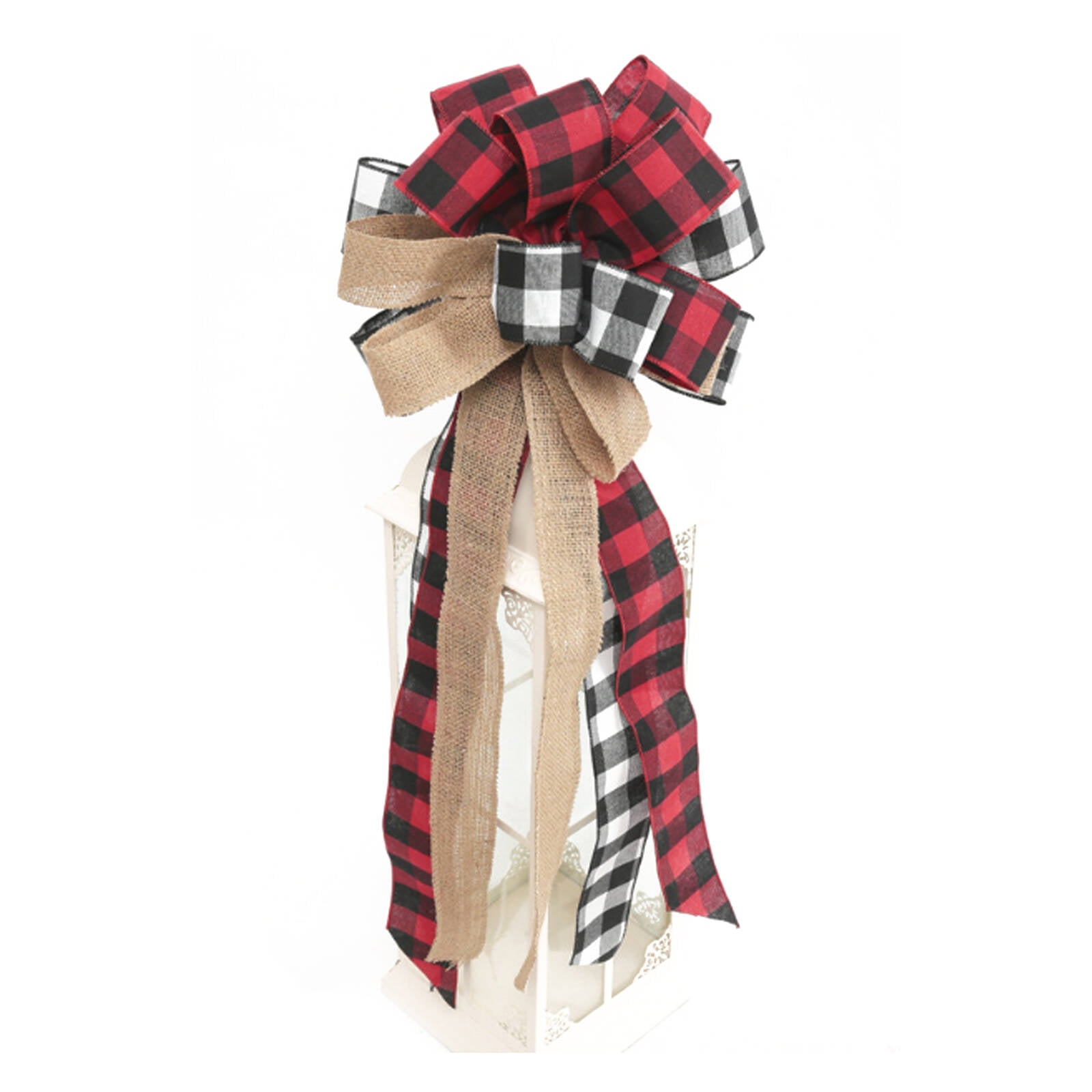 HIBIBUD Christmas Tree Topper,Plush Angel Wings Tree Topper,Ideal for ...