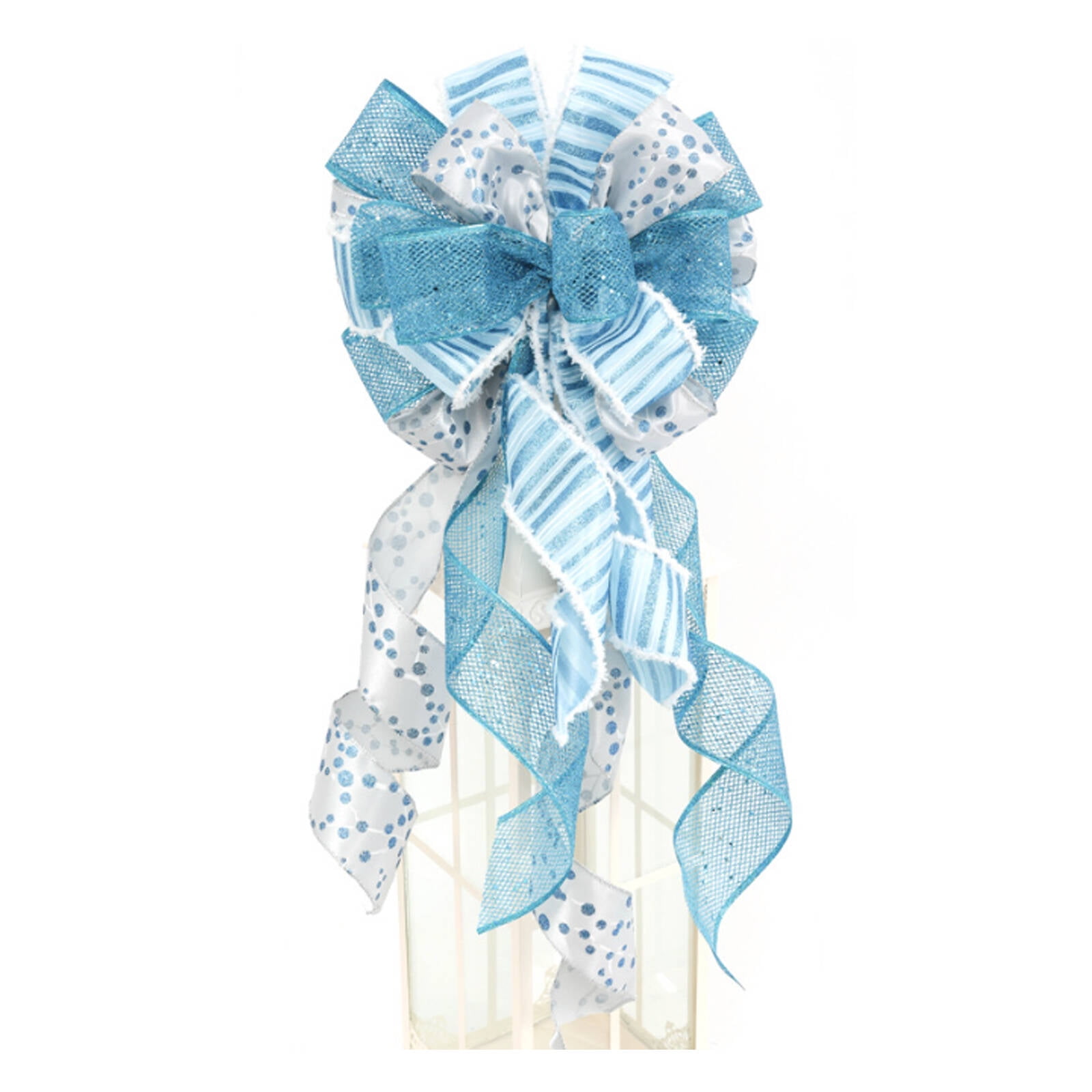 HIBIBUD Christmas Tree Topper,Soft Plush Angel Wings,Cozy Touch for ...