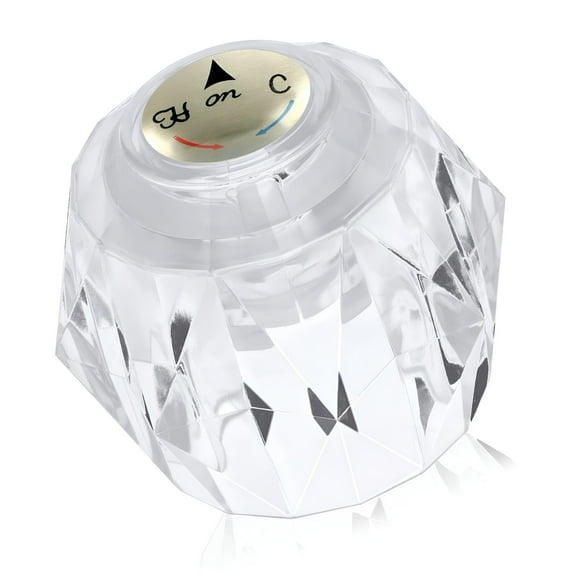 HIBIBUD Clear Bathtub Faucet Handle Replacement Acrylic Shower Knob ...