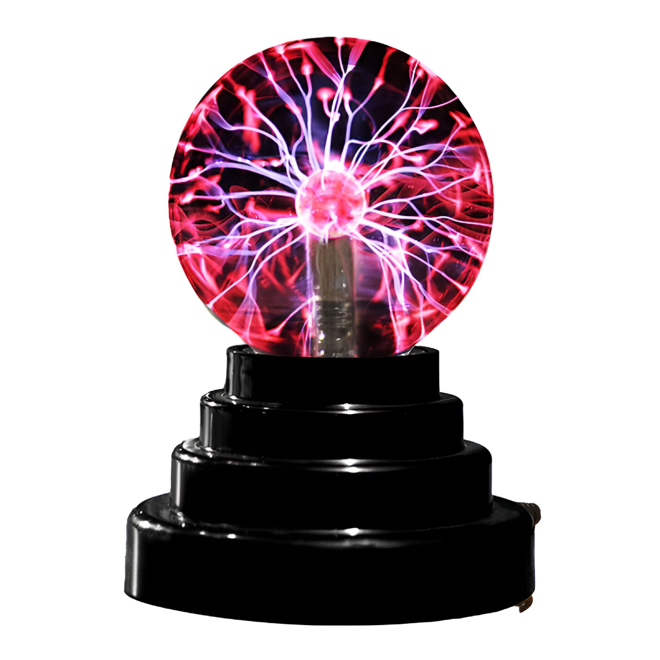 HIBIBUD Creative Lightning Ball Plasma Lamp Touch Sound Control Night ...