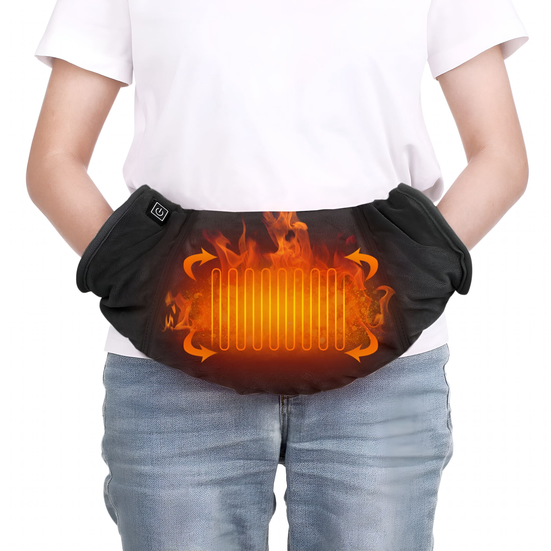 HIBIBUD Electric Heated Hand Warmer Muff Cold Weather Thermal Glove ...
